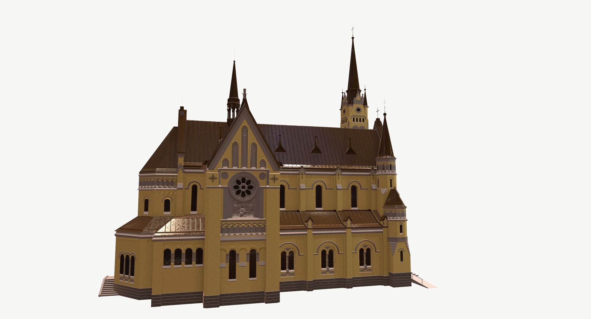Church Cathedral 3d Model