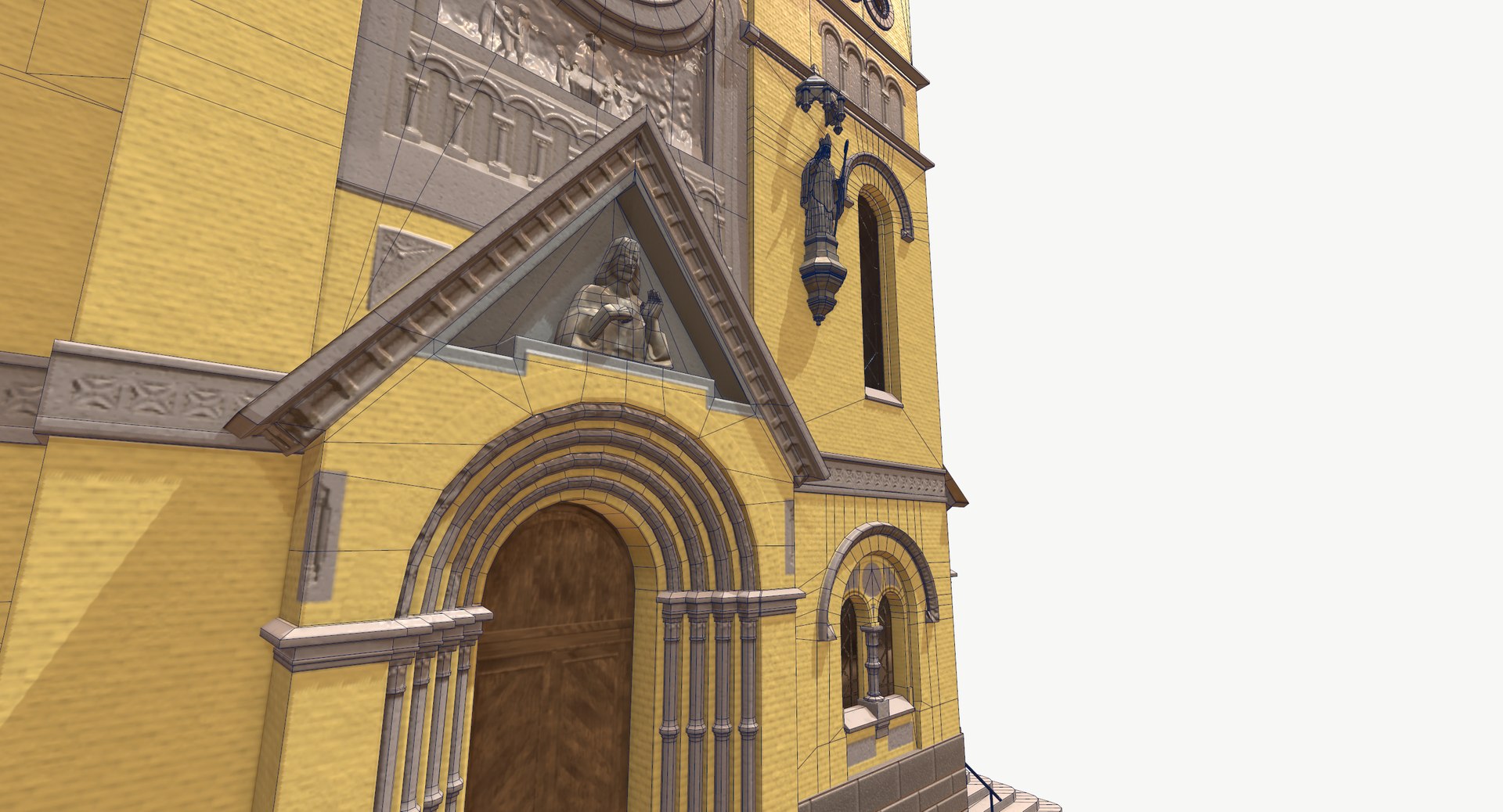 Church Cathedral 3d Model