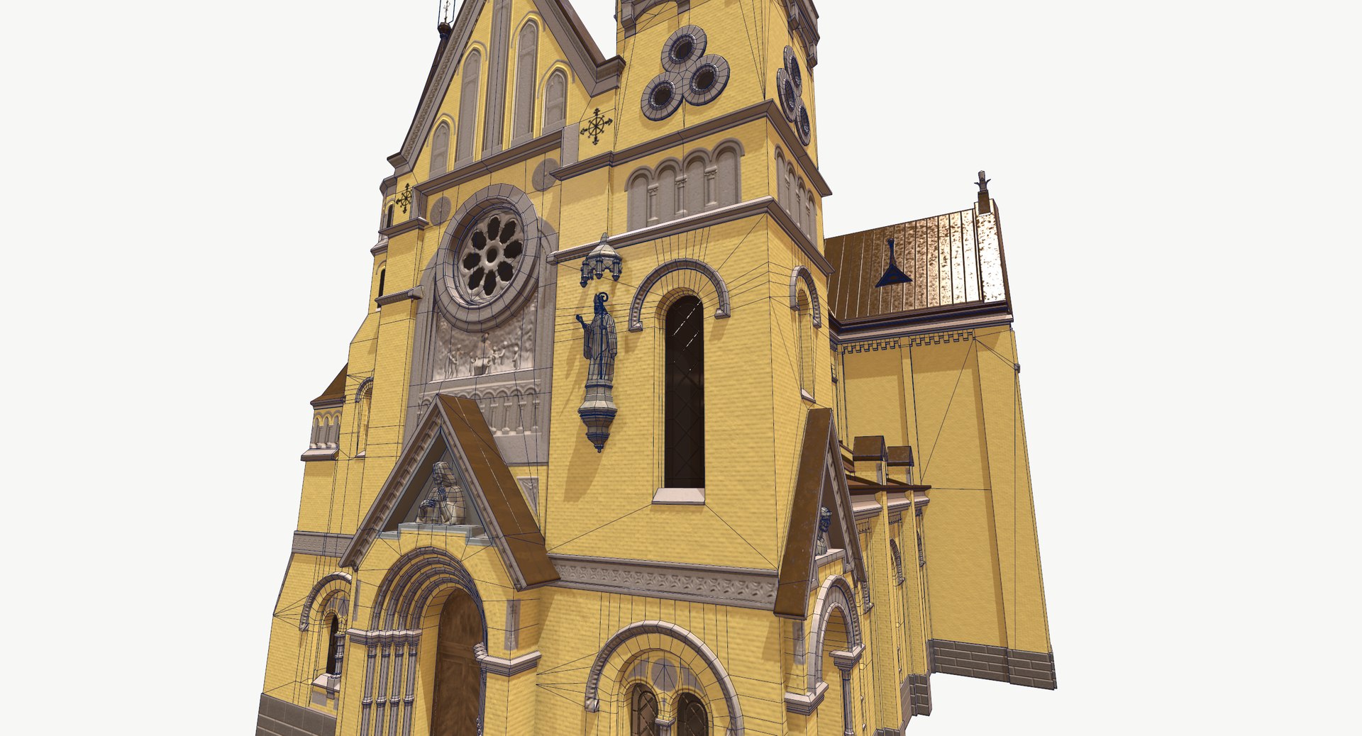 Church Cathedral 3d Model