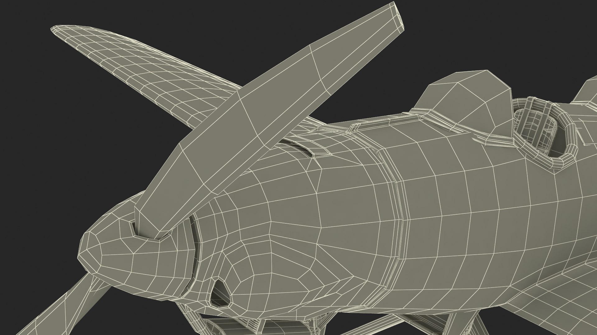 Retro Sport Plane Rigged For Maya Model - TurboSquid 2203604