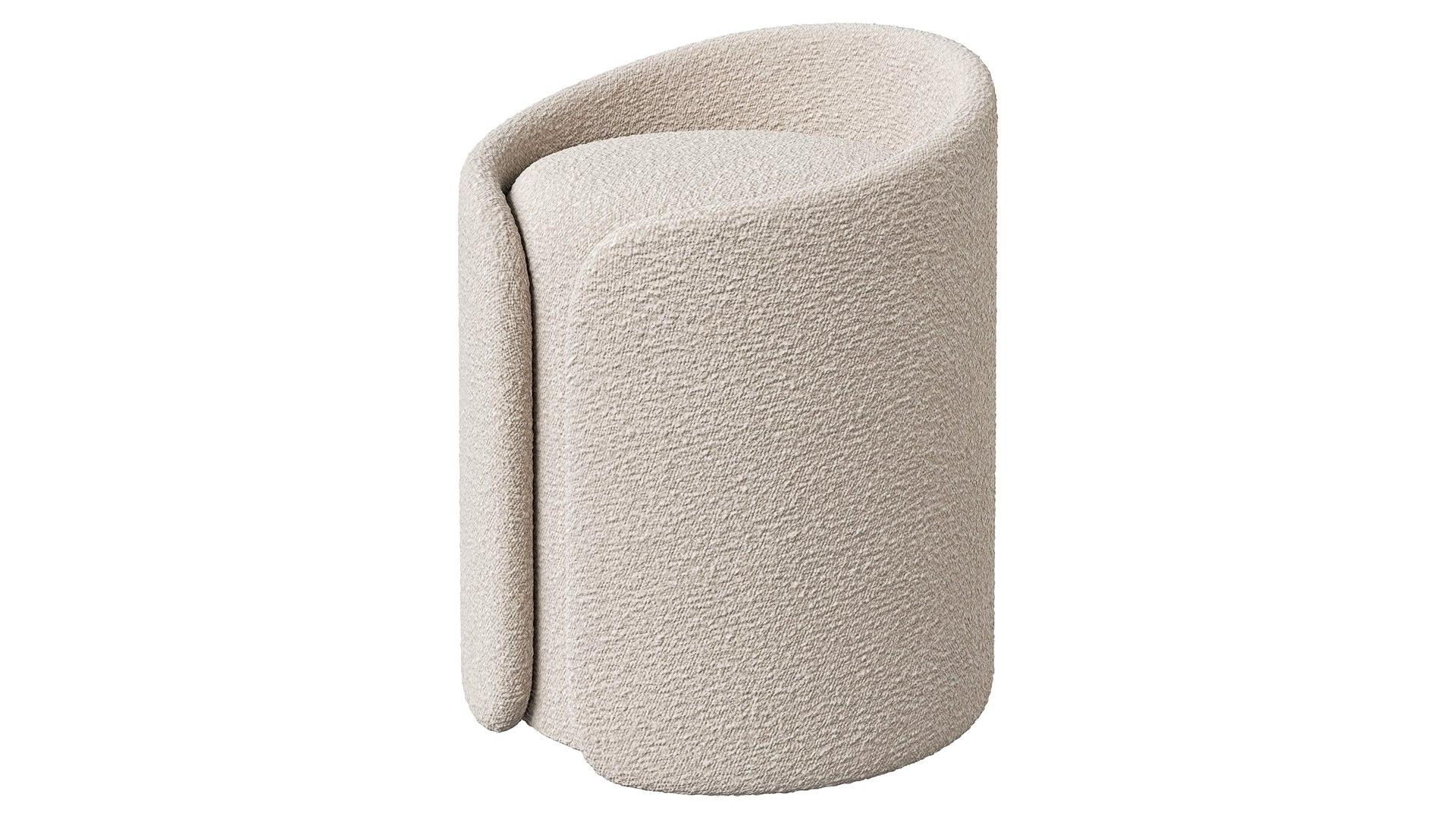 3D Model Walls Nation Yeti Pouf - TurboSquid 2372599