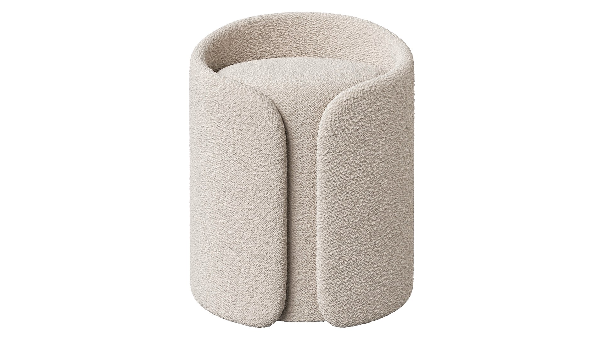 3D Model Walls Nation Yeti Pouf - TurboSquid 2372599