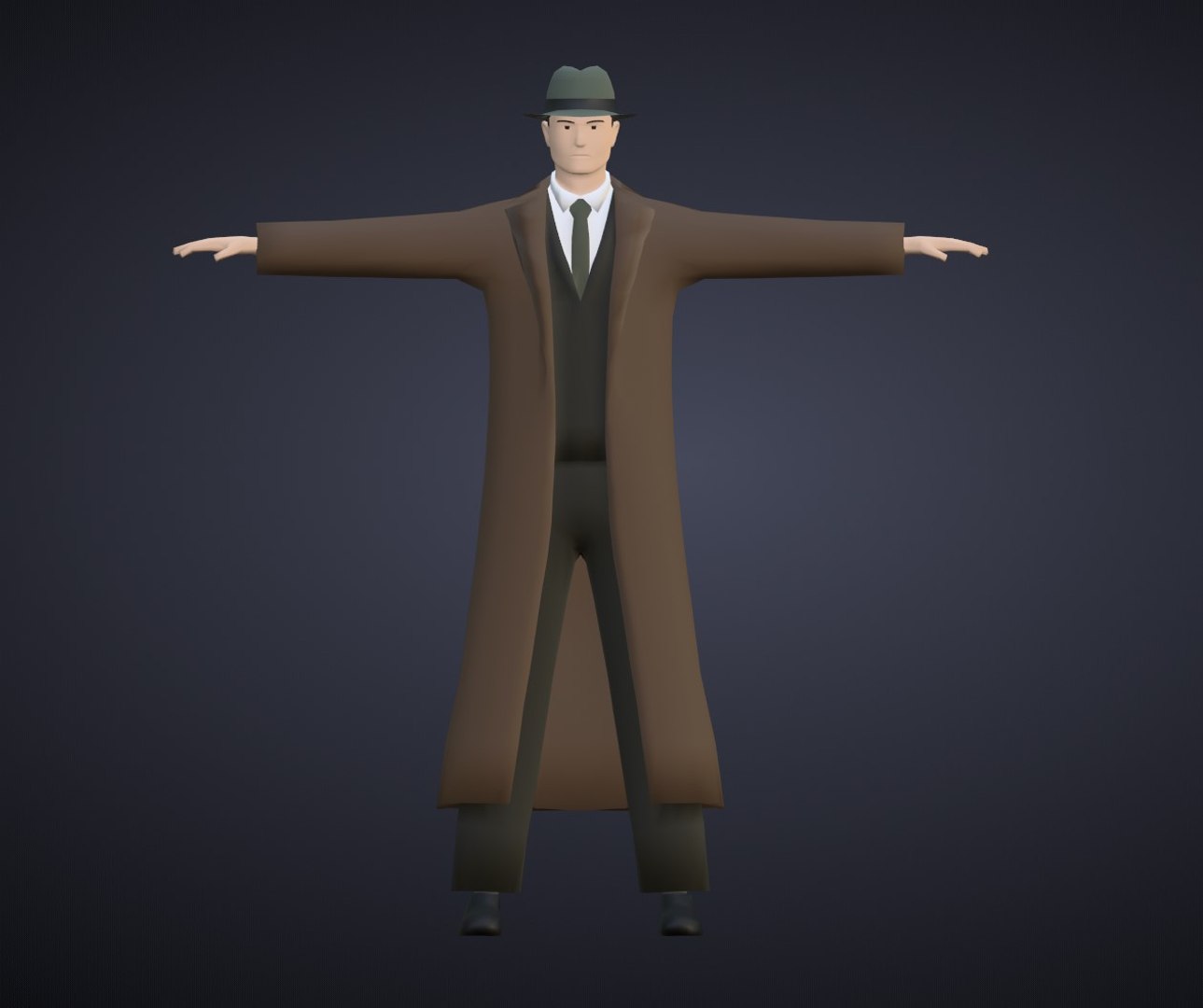 Stylized Detective Optimised Version 3D Model - TurboSquid 2149282