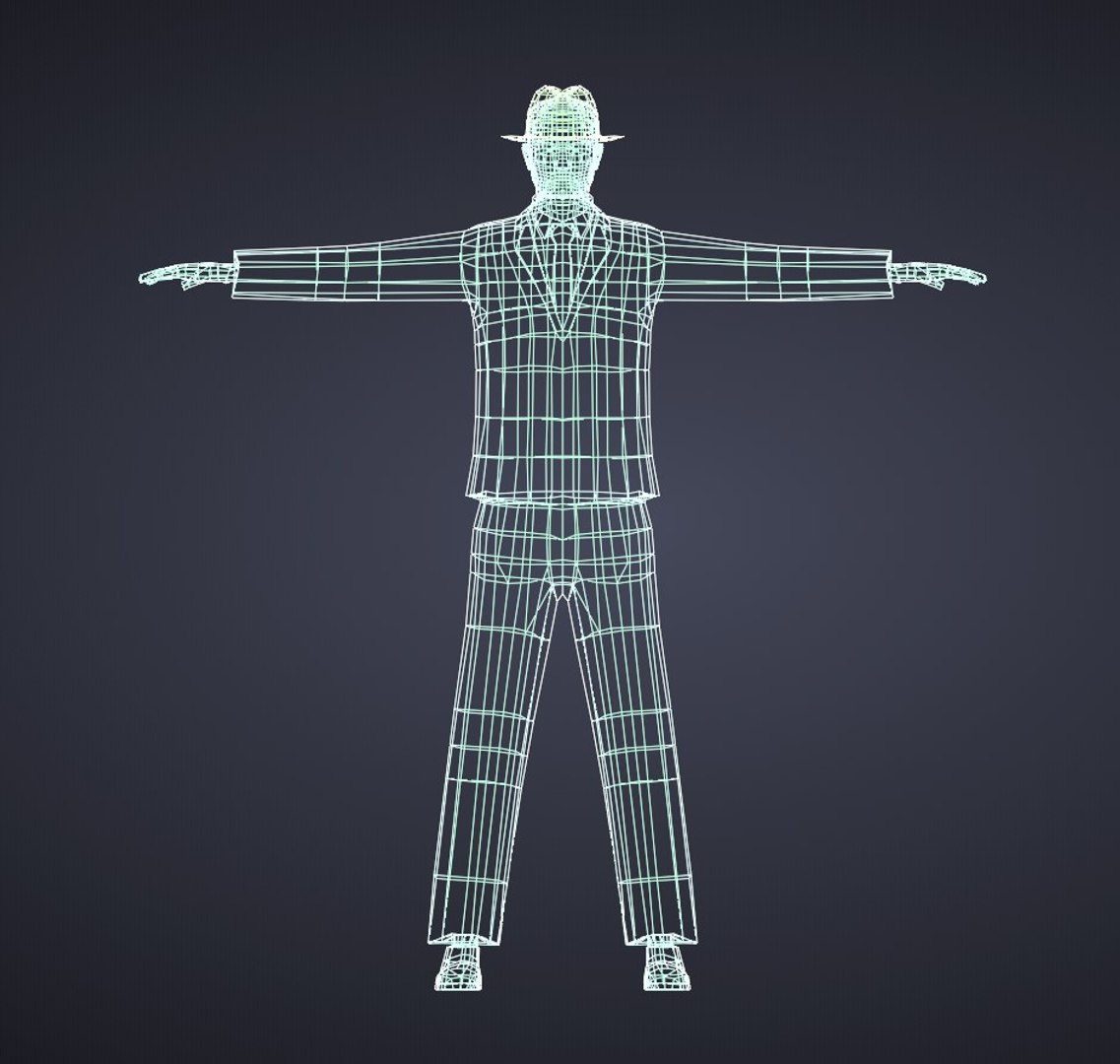 Stylized Detective Optimised Version 3D model - TurboSquid 2149282