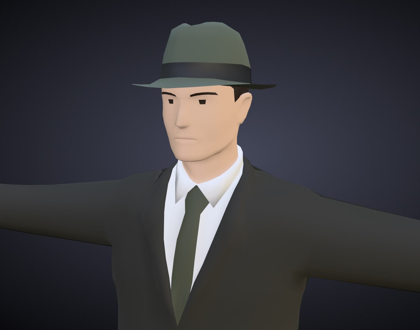 Stylized Detective Optimised Version 3D Model - TurboSquid 2149282