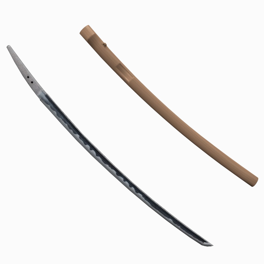 3d Model Historical Katana Fish
