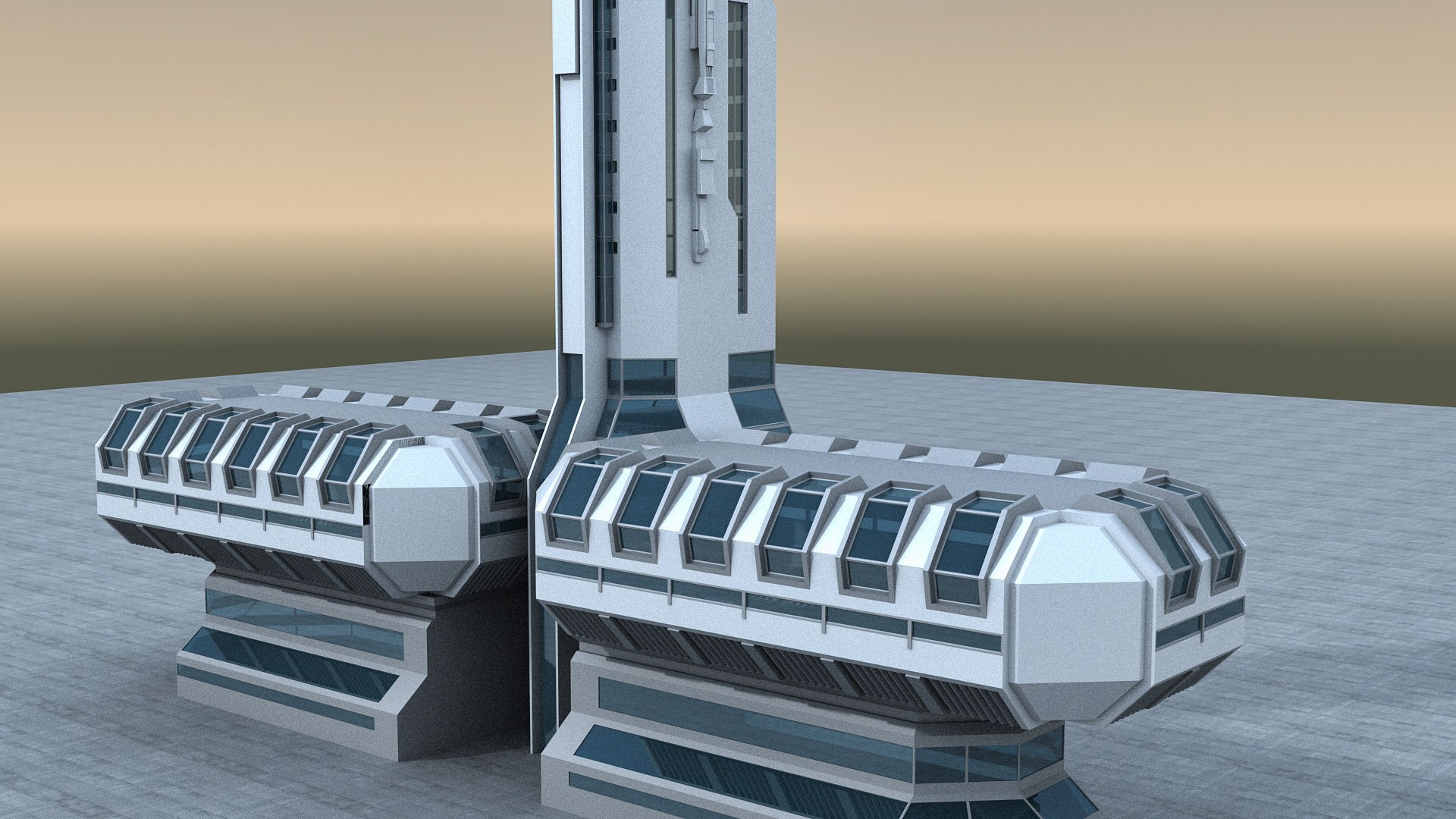 Future Building 017 model - TurboSquid 2039555