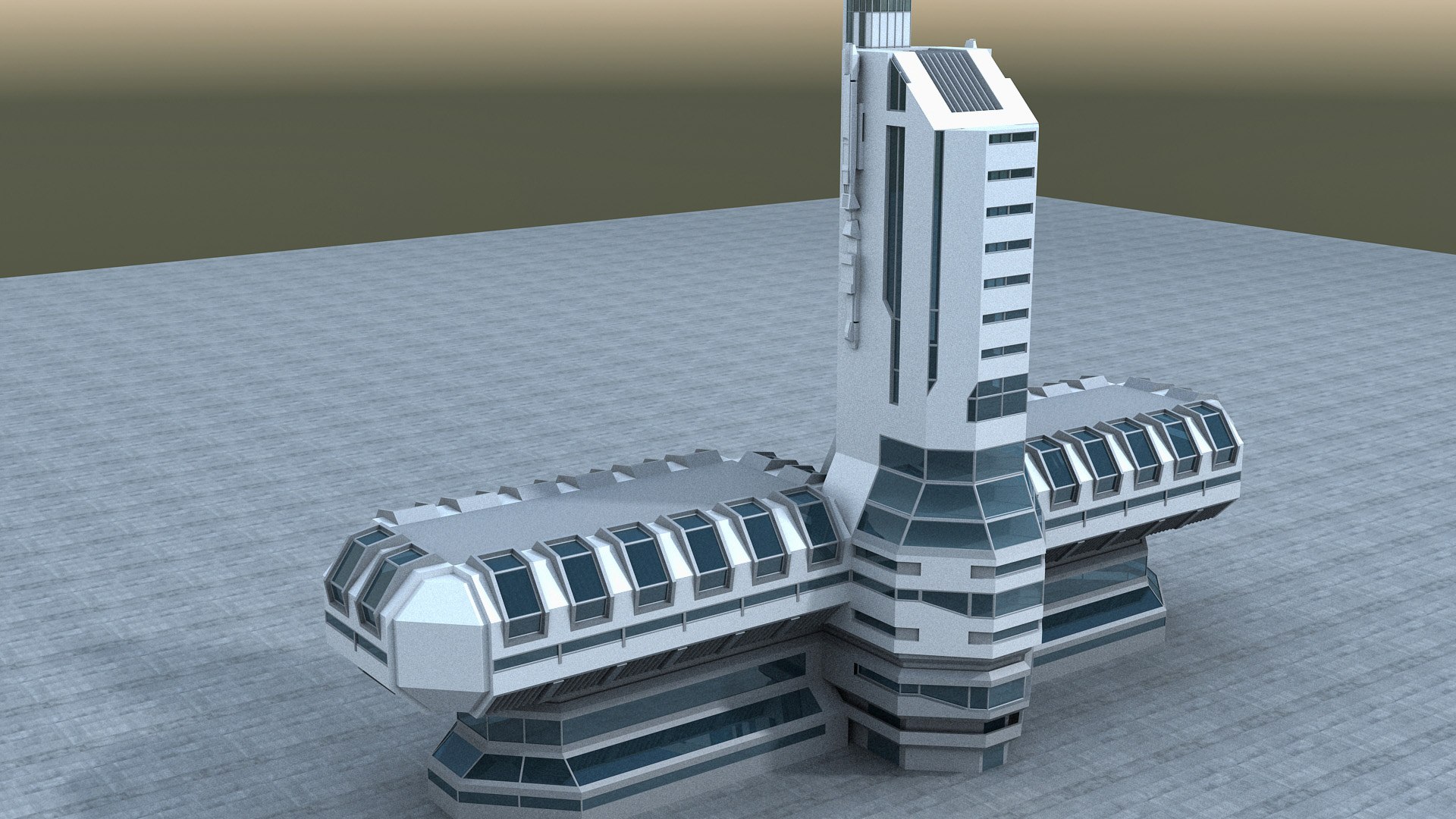 Future Building 017 model - TurboSquid 2039555