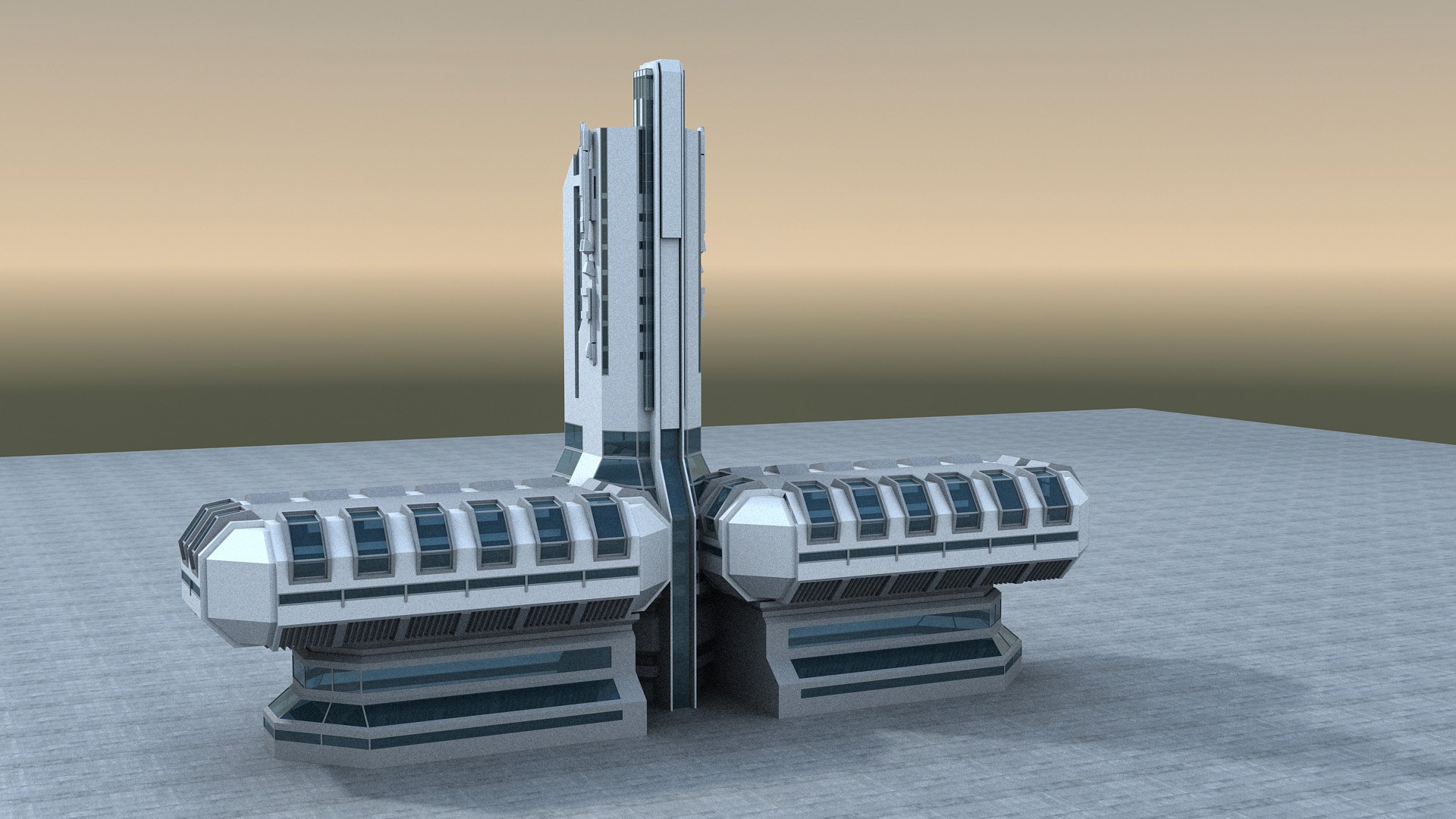 Future Building 017 model - TurboSquid 2039555