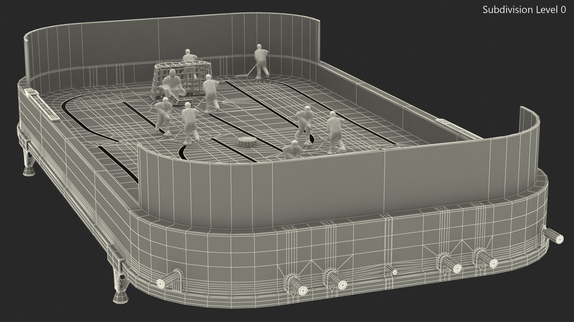 Table Hockey 3D - TurboSquid 1808611