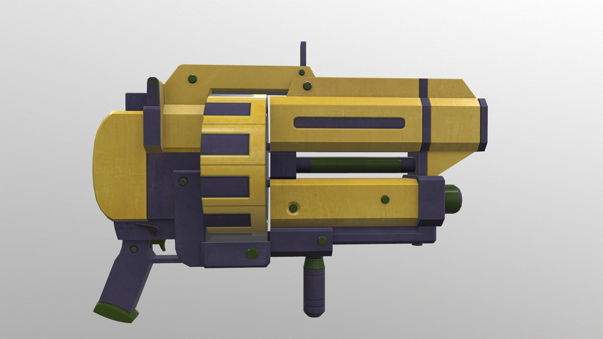 3D Model Boomer Revolver Level 3 - TurboSquid 2194420