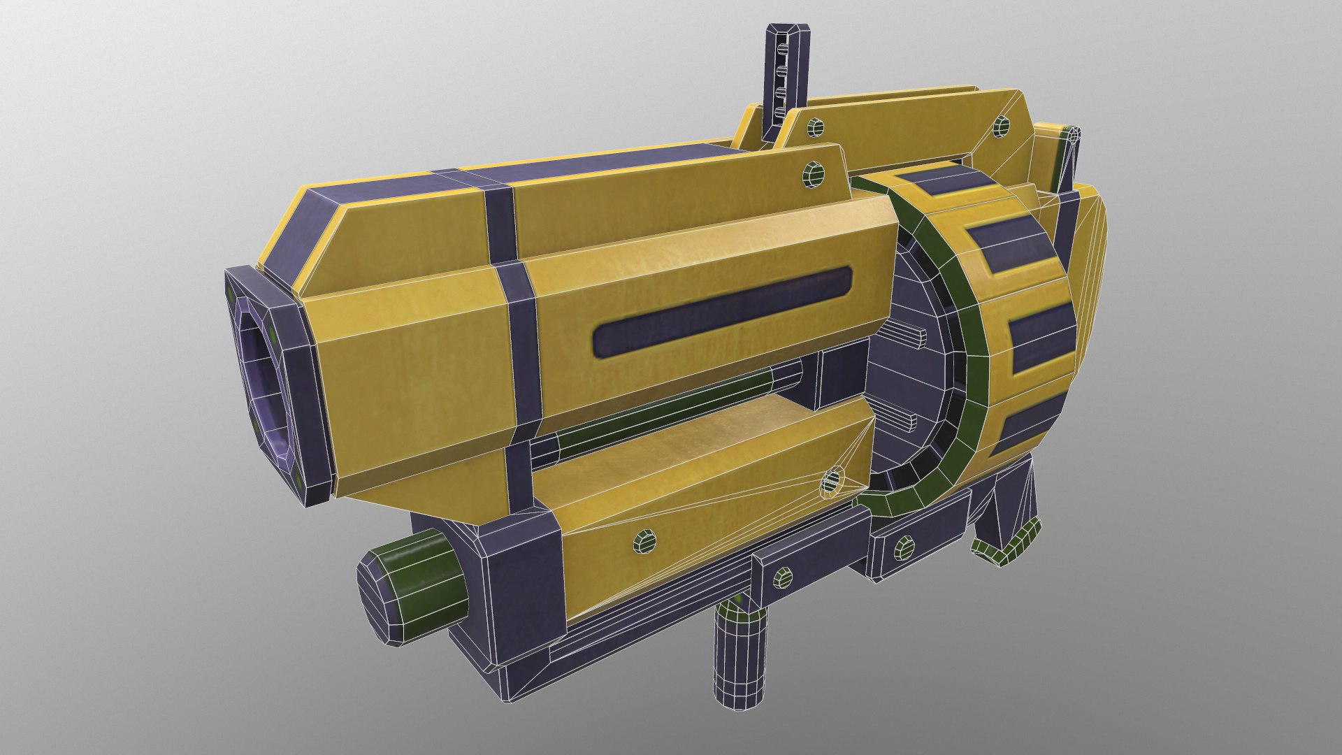 3D Model Boomer Revolver Level 3 - TurboSquid 2194420