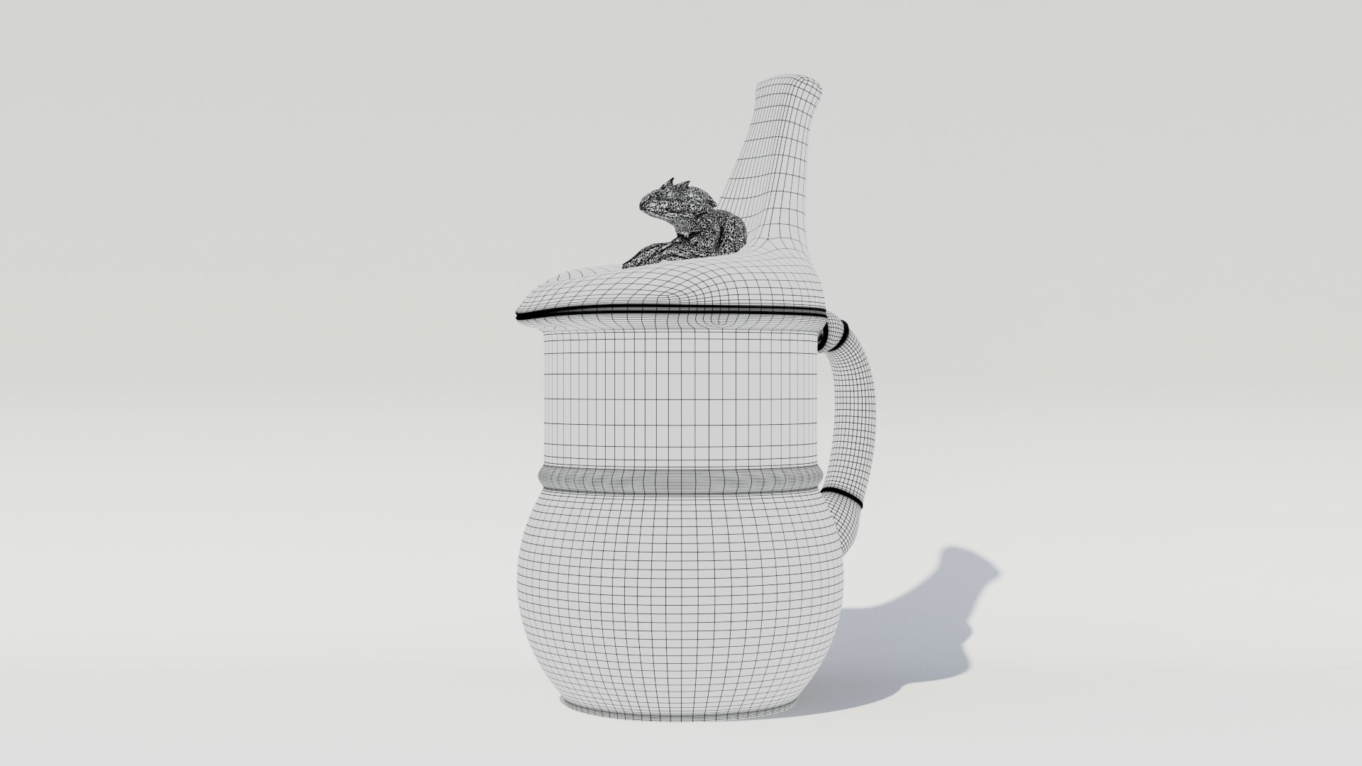 Beer Jug Hammered 3D Model - TurboSquid 2039848