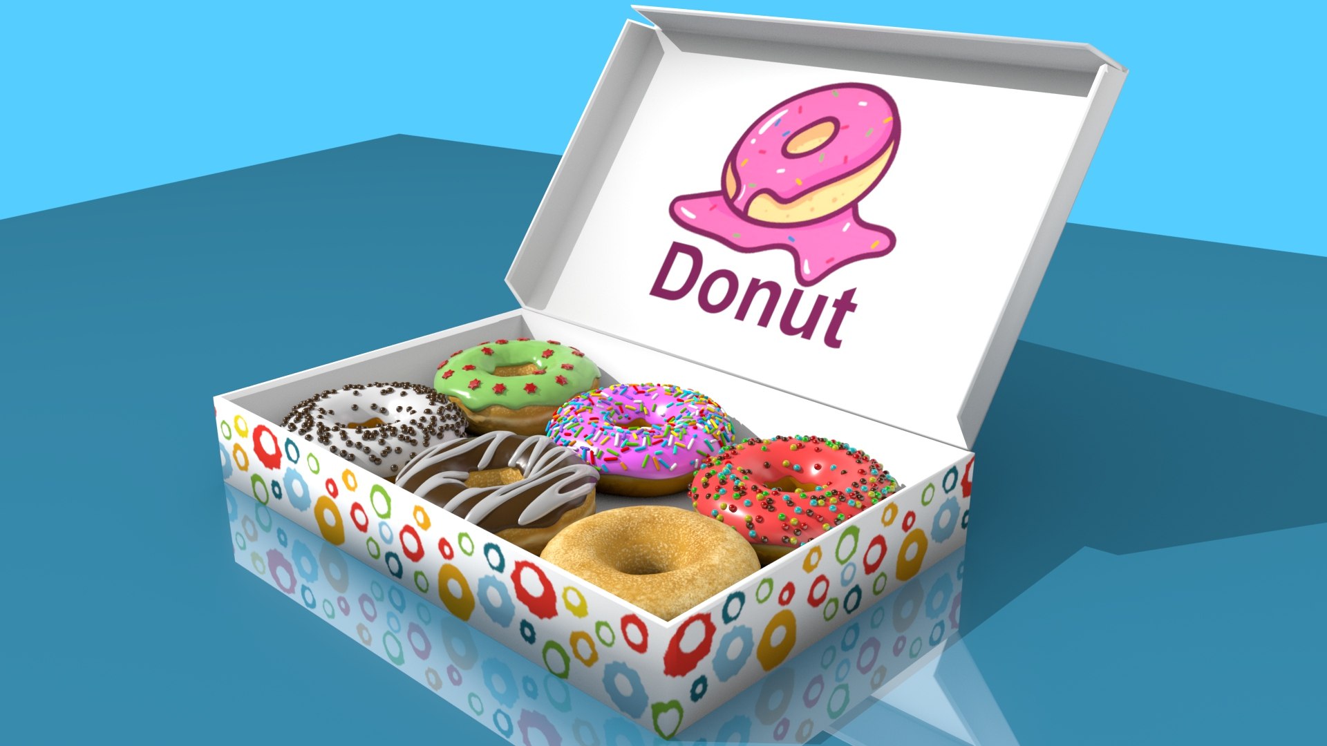 Donut Model - TurboSquid 1530002