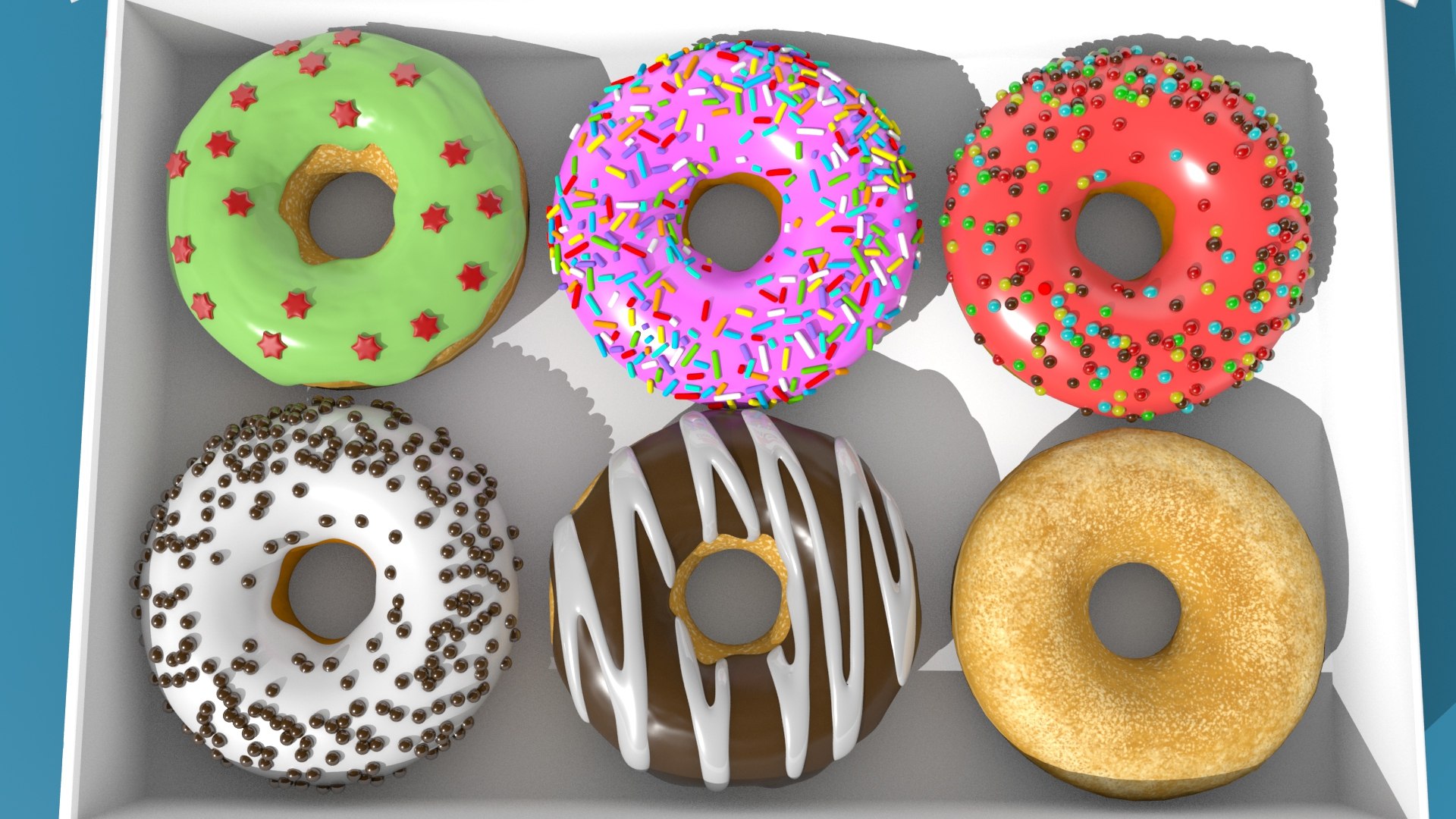 Donut Model - TurboSquid 1530002