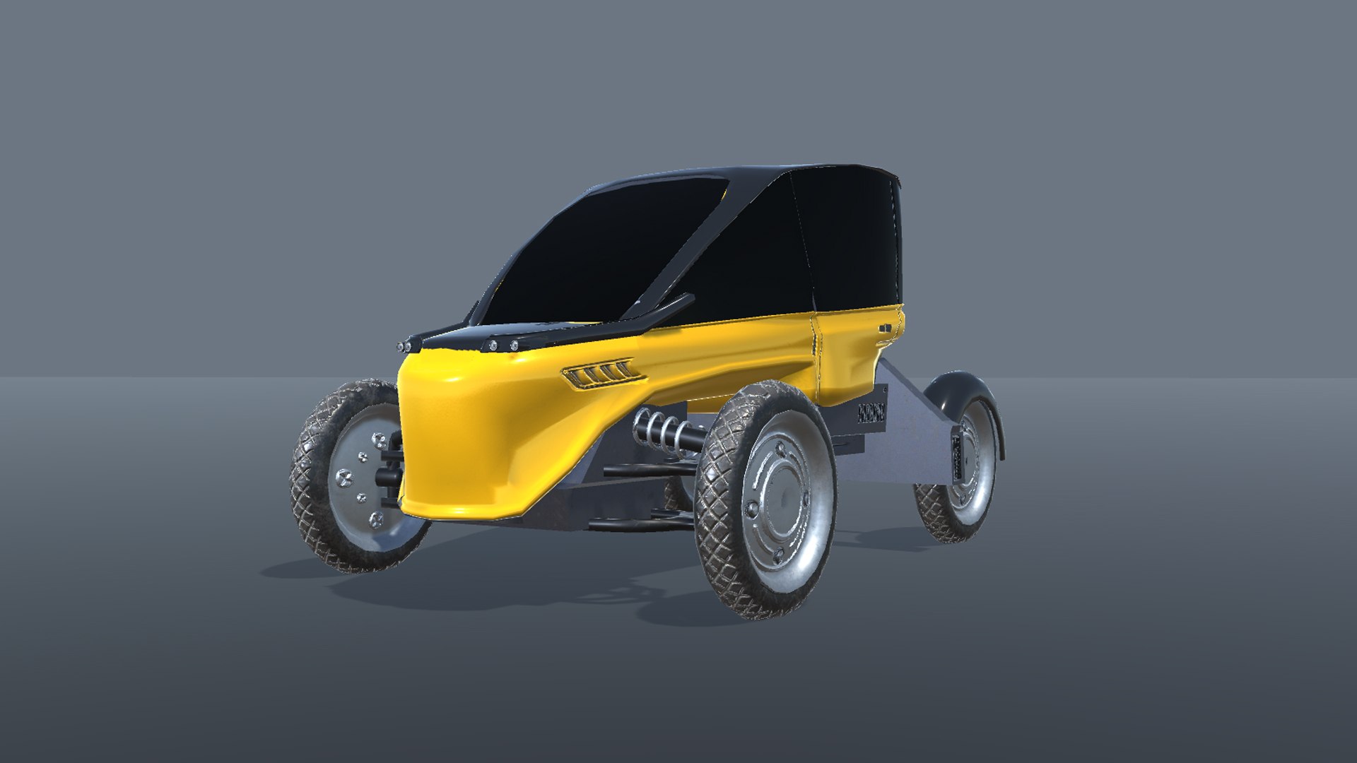 Modern Mini Car Animations 3D Model - TurboSquid 1866786