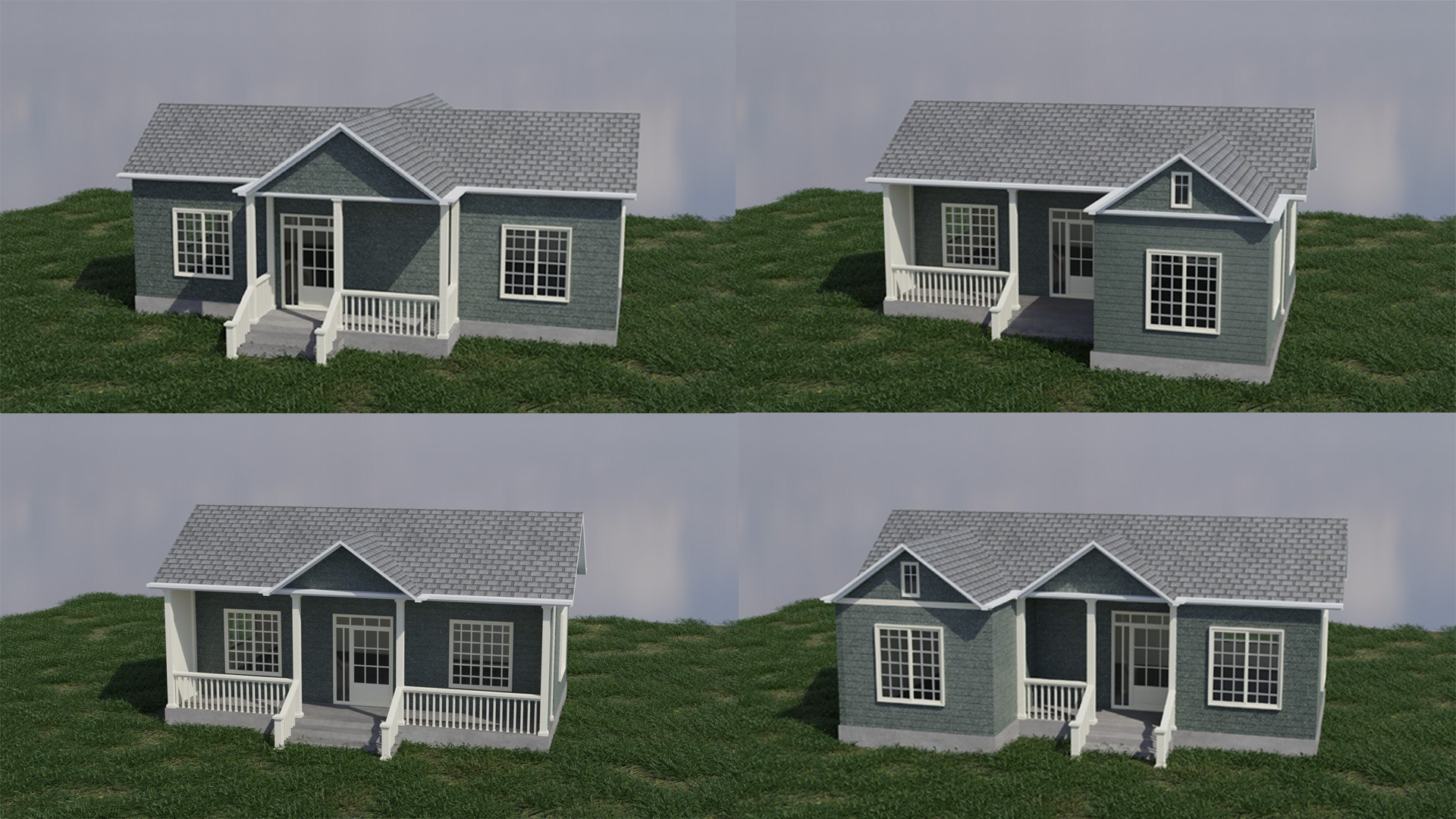 Simple House Pack 3D - TurboSquid 2116526