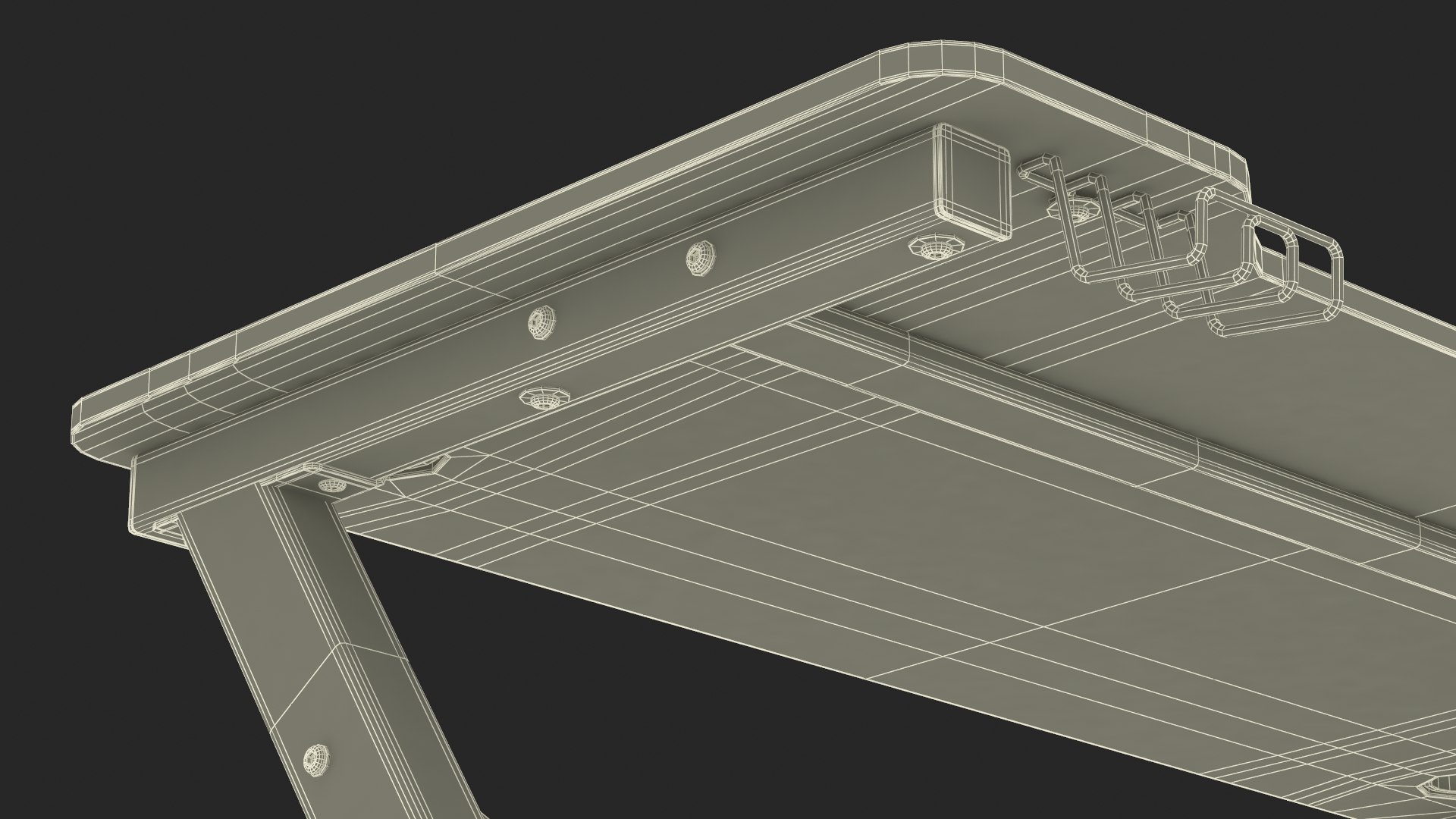 FDW Computer Gaming Desk 3D - TurboSquid 1956146