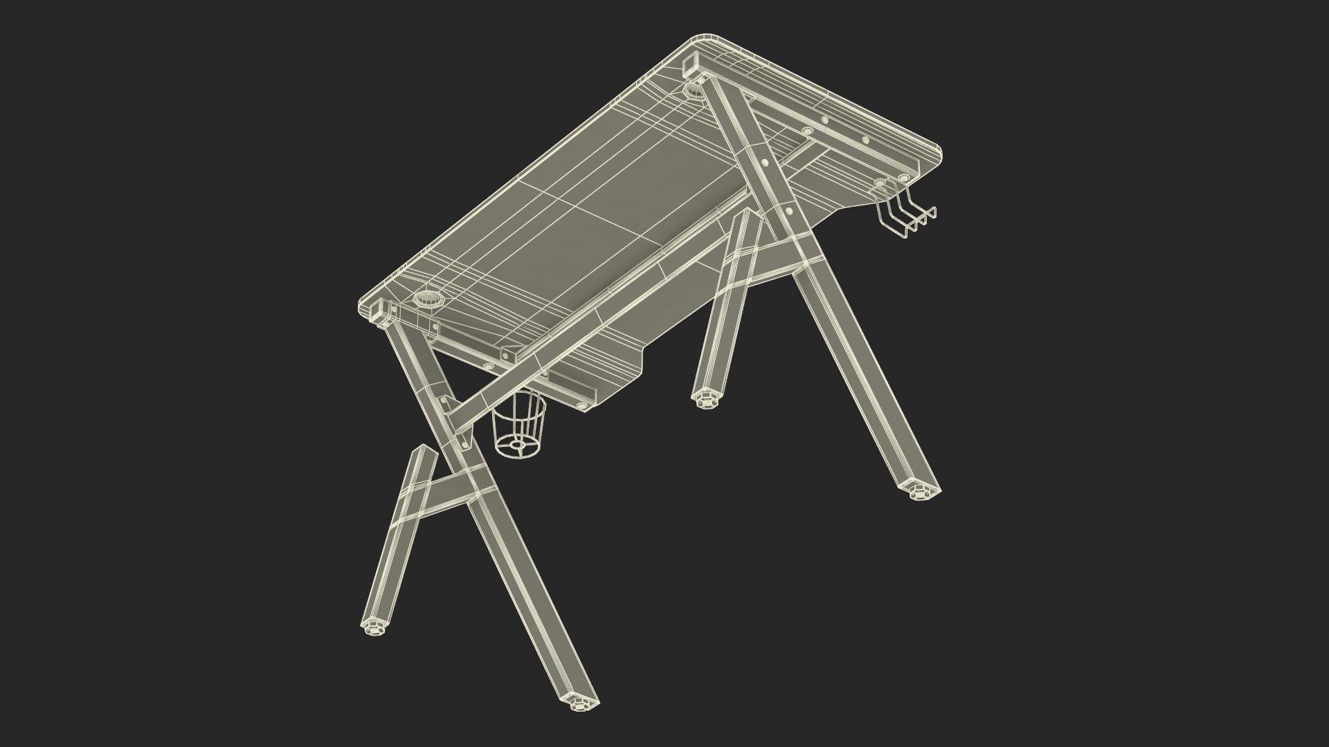 FDW Computer Gaming Desk 3D - TurboSquid 1956146