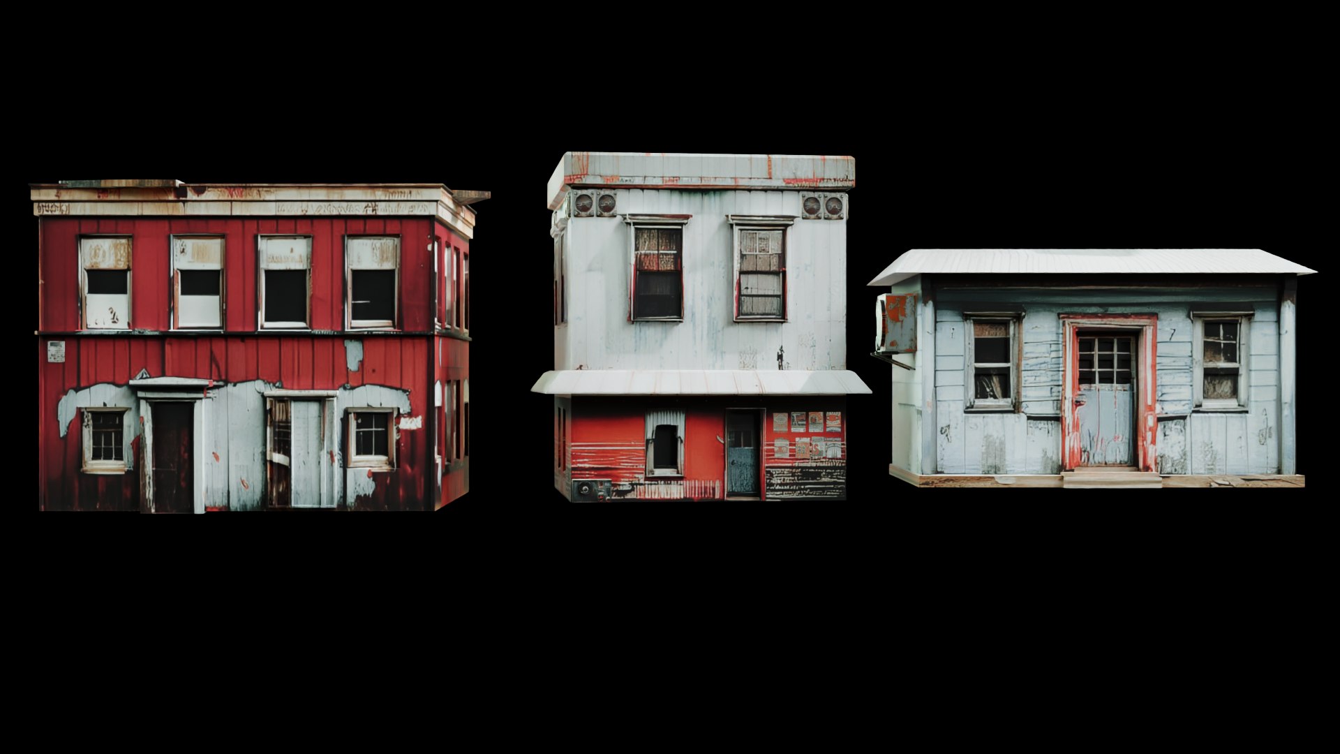 Old Building Collection V2 3D Model - TurboSquid 2217685