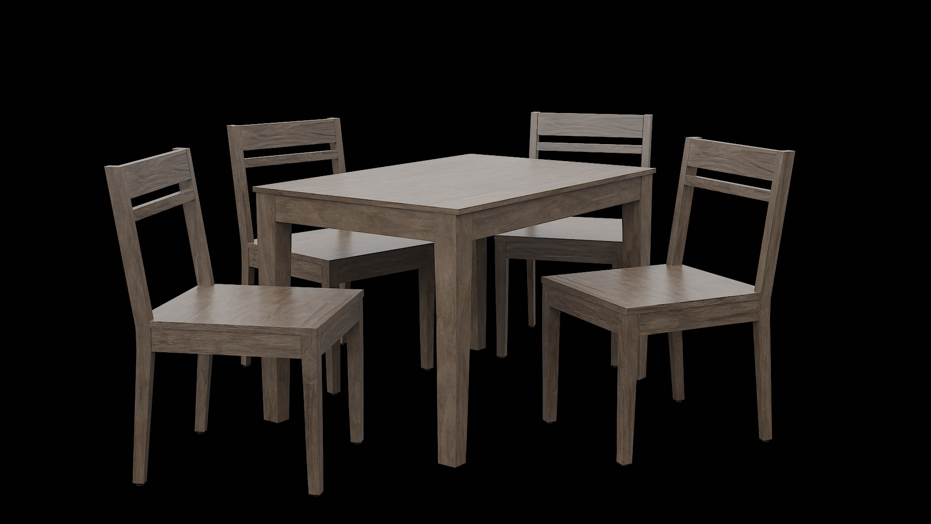 3D Table Set Model - TurboSquid 1538295