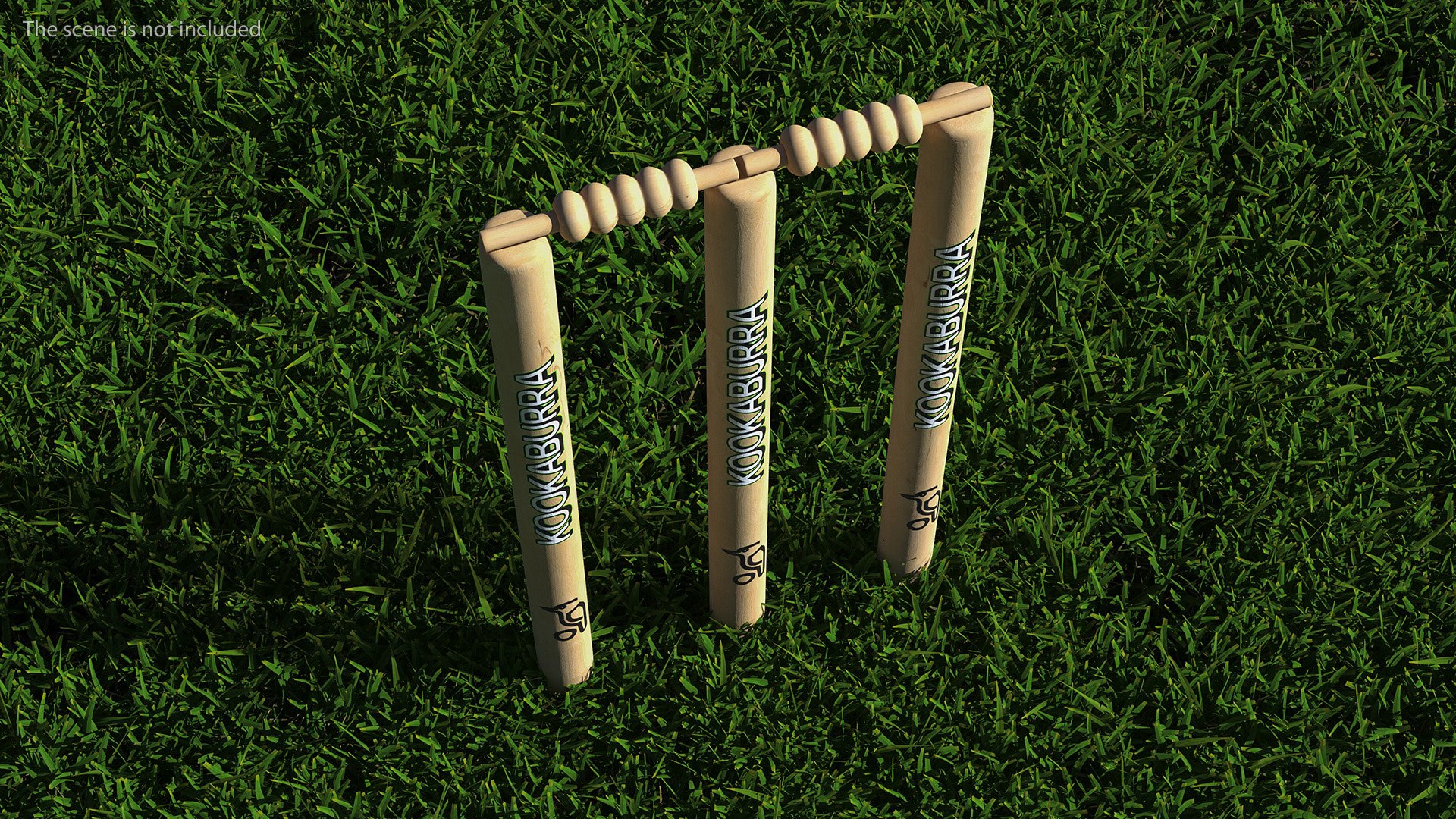 3D Kookaburra Cricket Stumps Set - TurboSquid 2202043