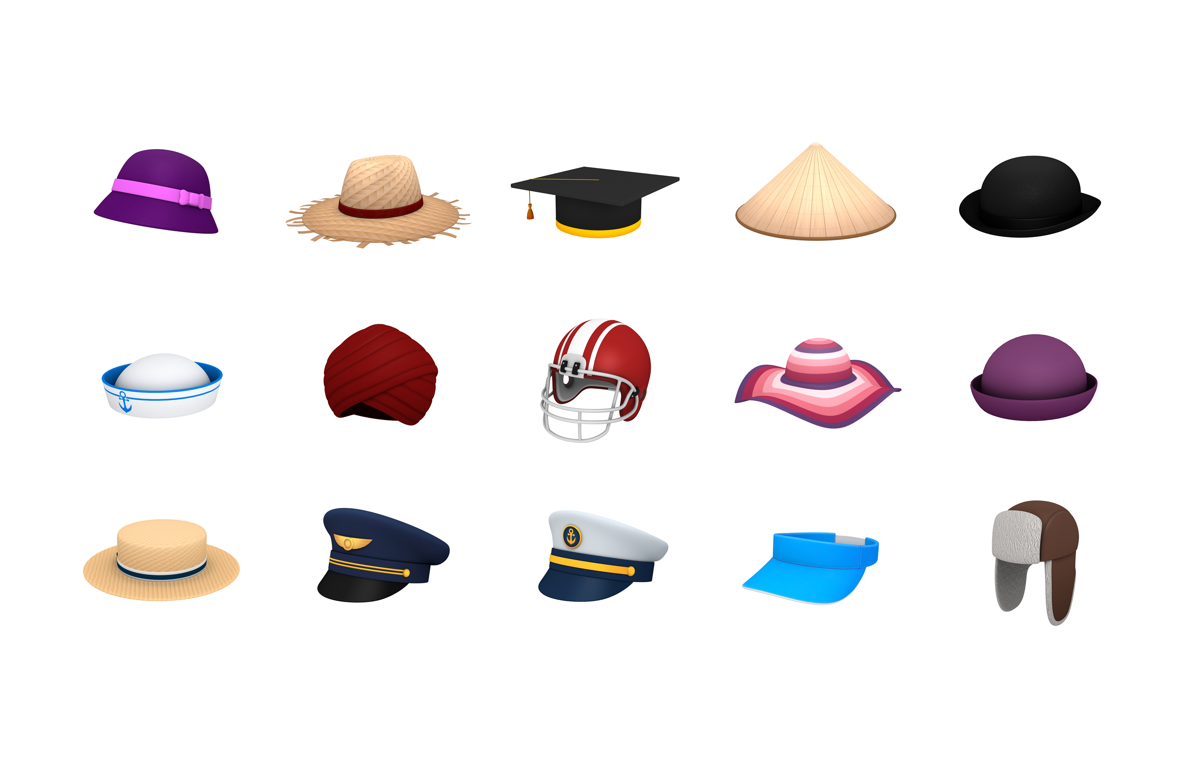 Hats helmet 3 cap 3D model - TurboSquid 1400852