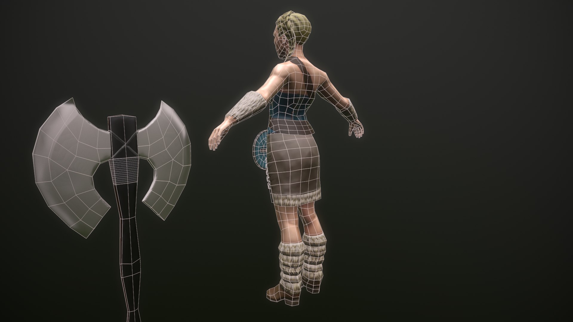 Female Game Character 2.9 - Low Poly Model - TurboSquid 2124263