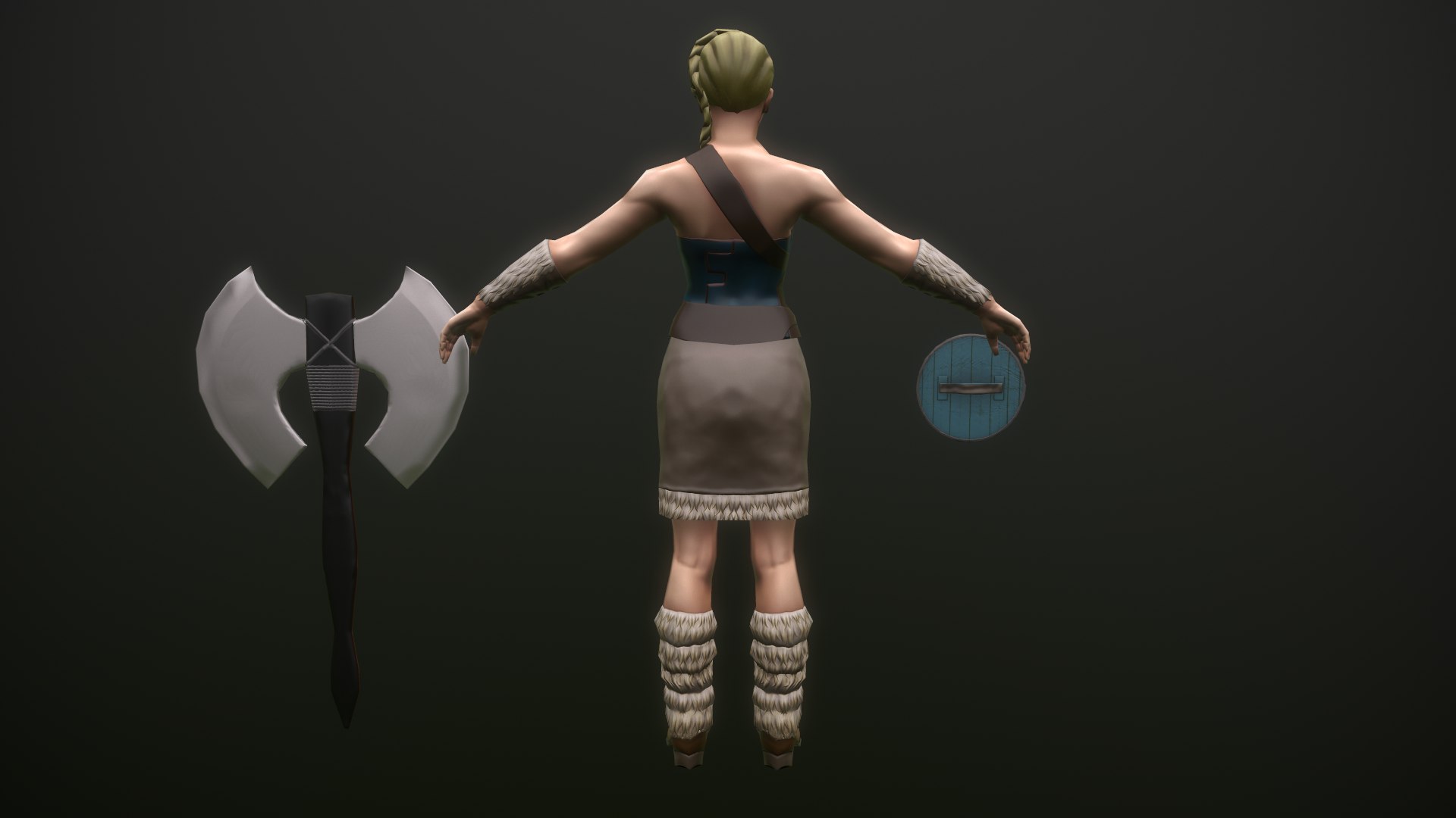 Female Game Character 2.9 - Low Poly Model - TurboSquid 2124263