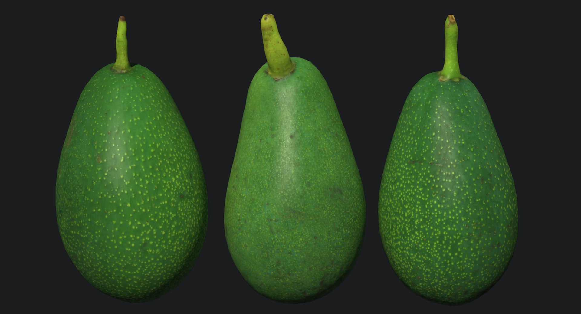 Avocado scan 3D model | 1142463 | TurboSquid