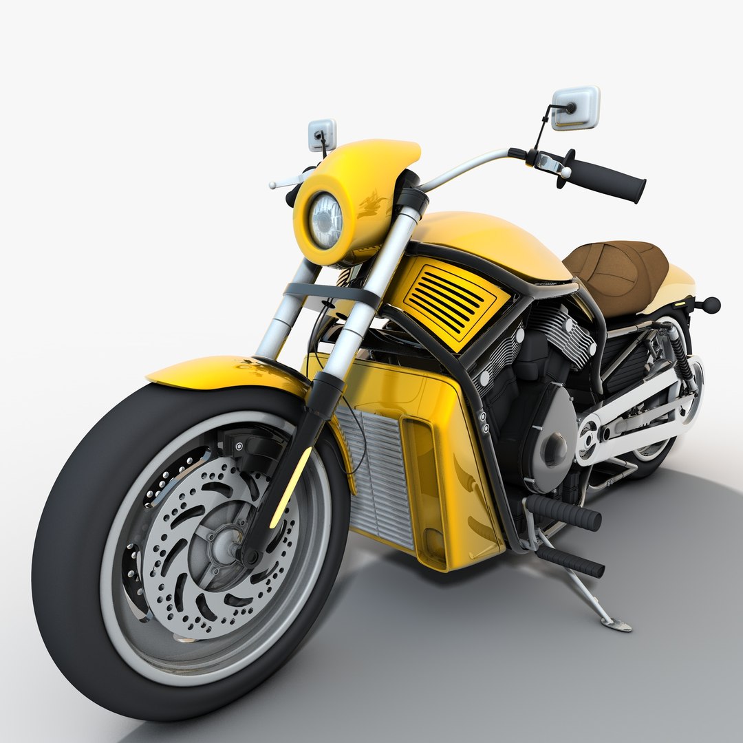 3d generic motorcycle