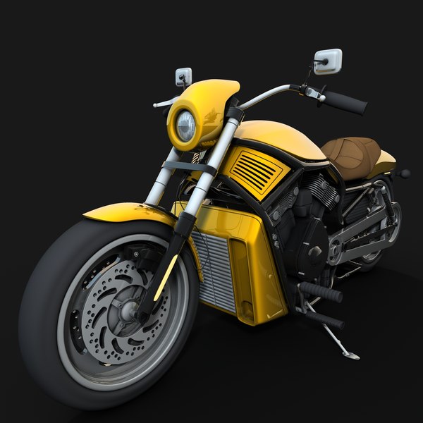 3d generic motorcycle