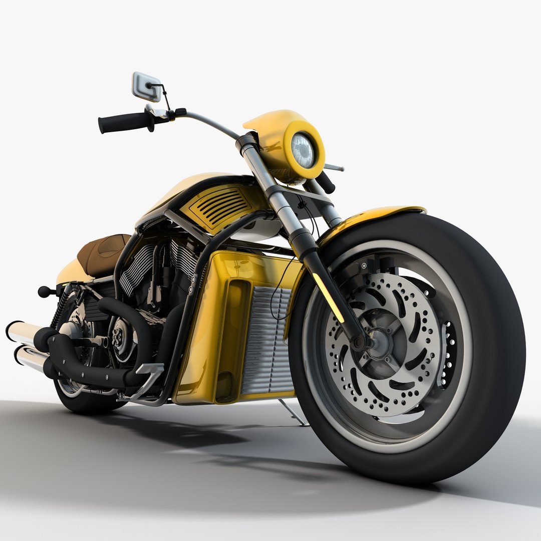 3d generic motorcycle