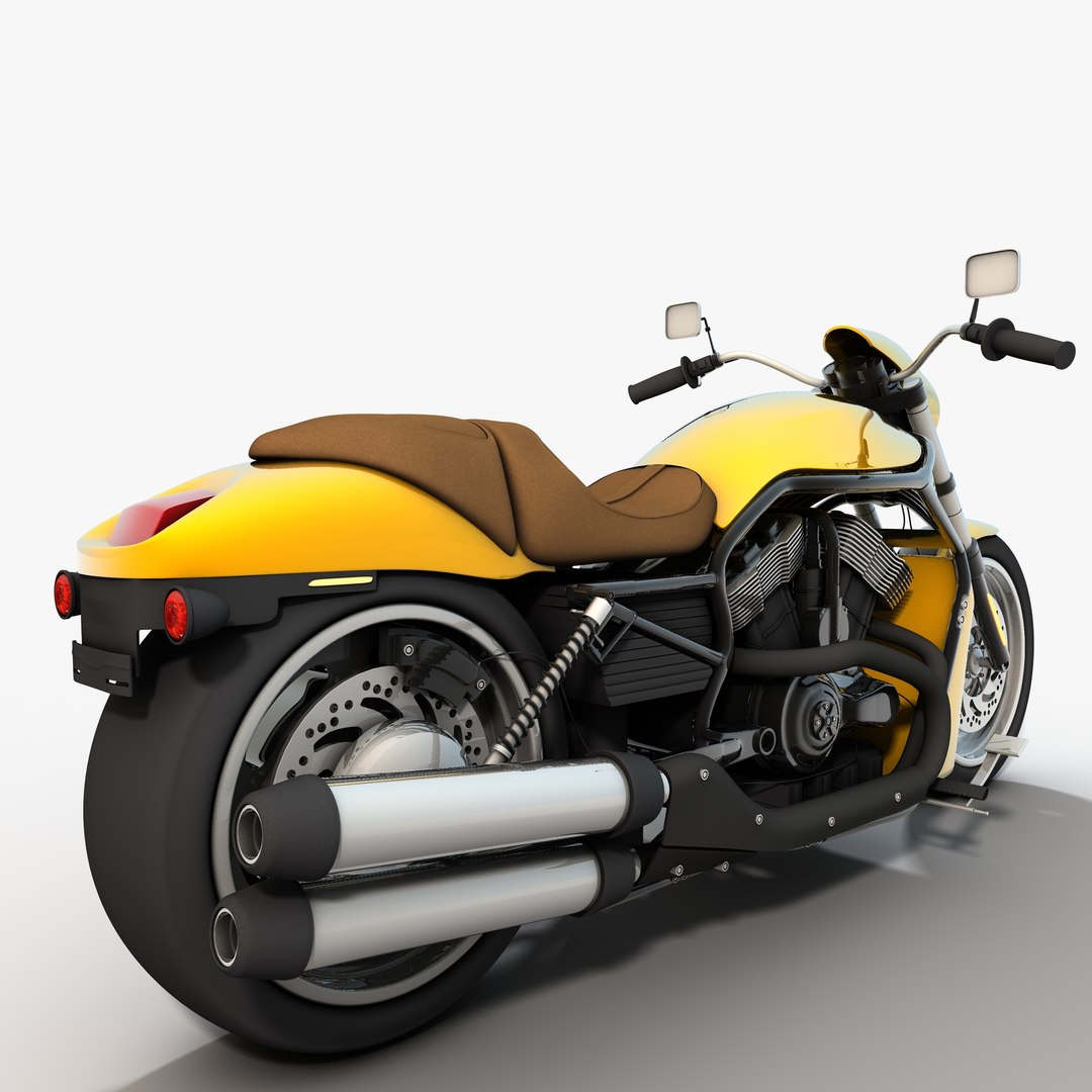 3d generic motorcycle