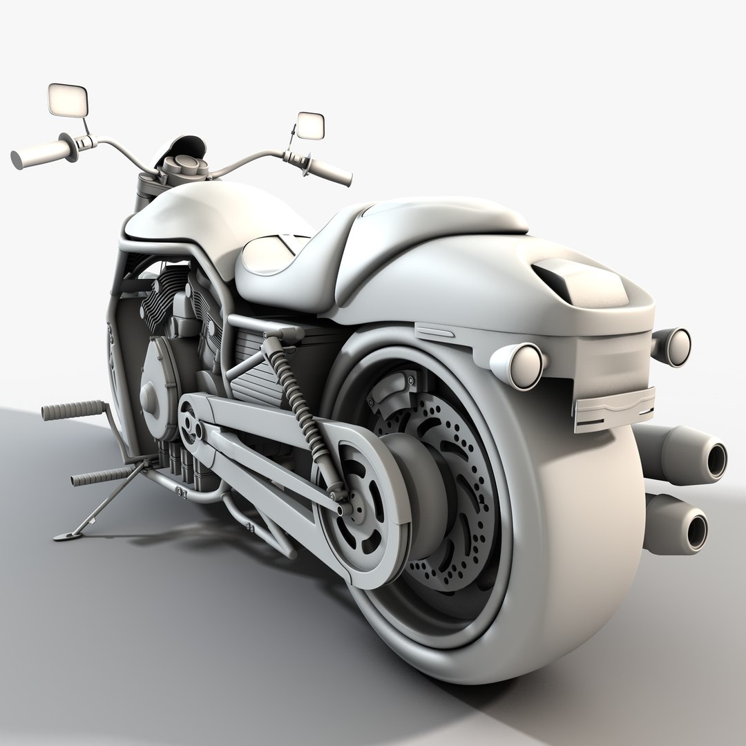 3d generic motorcycle
