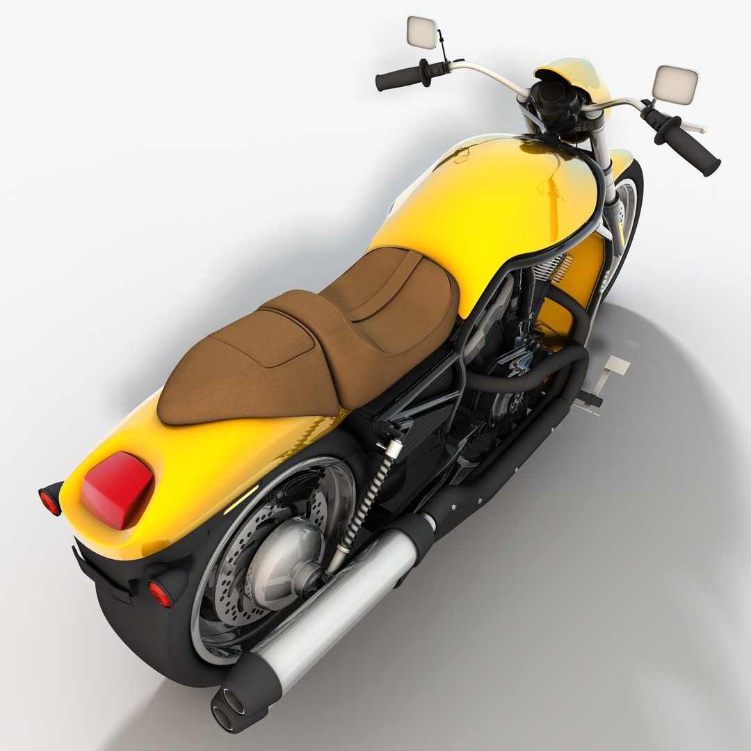 3d generic motorcycle