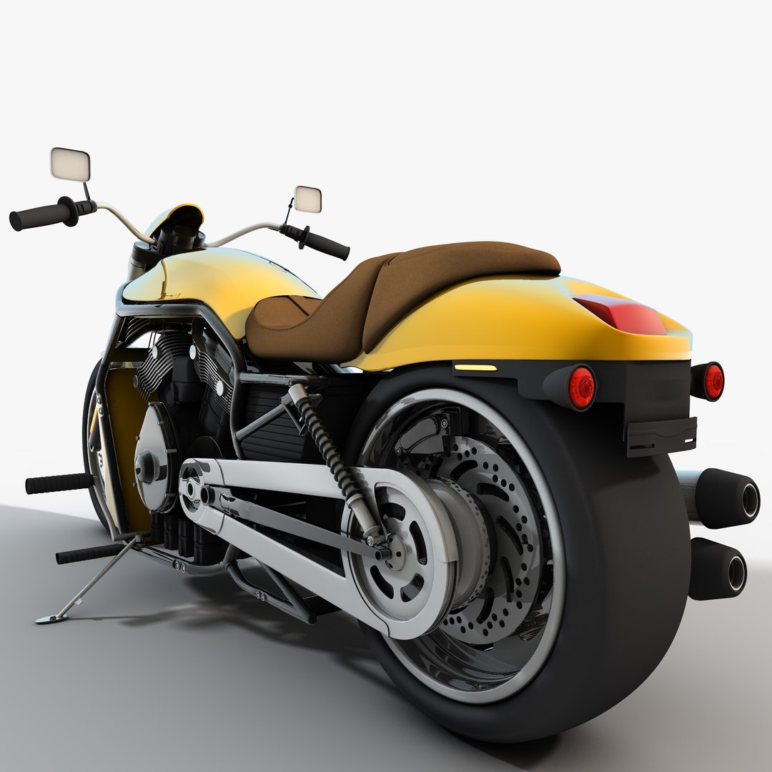 3d generic motorcycle