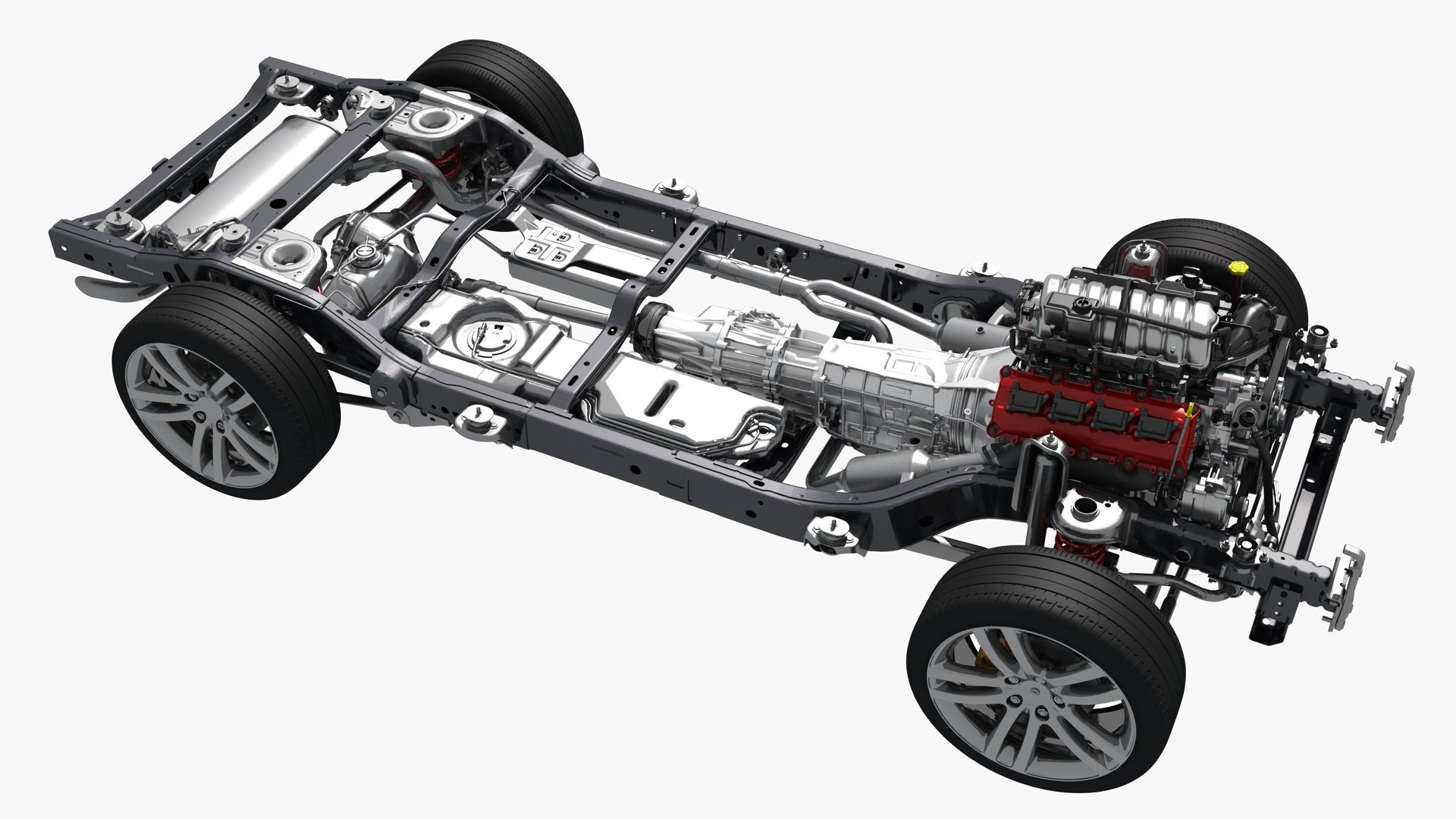 3D SUV Chassis Model - TurboSquid 2052517
