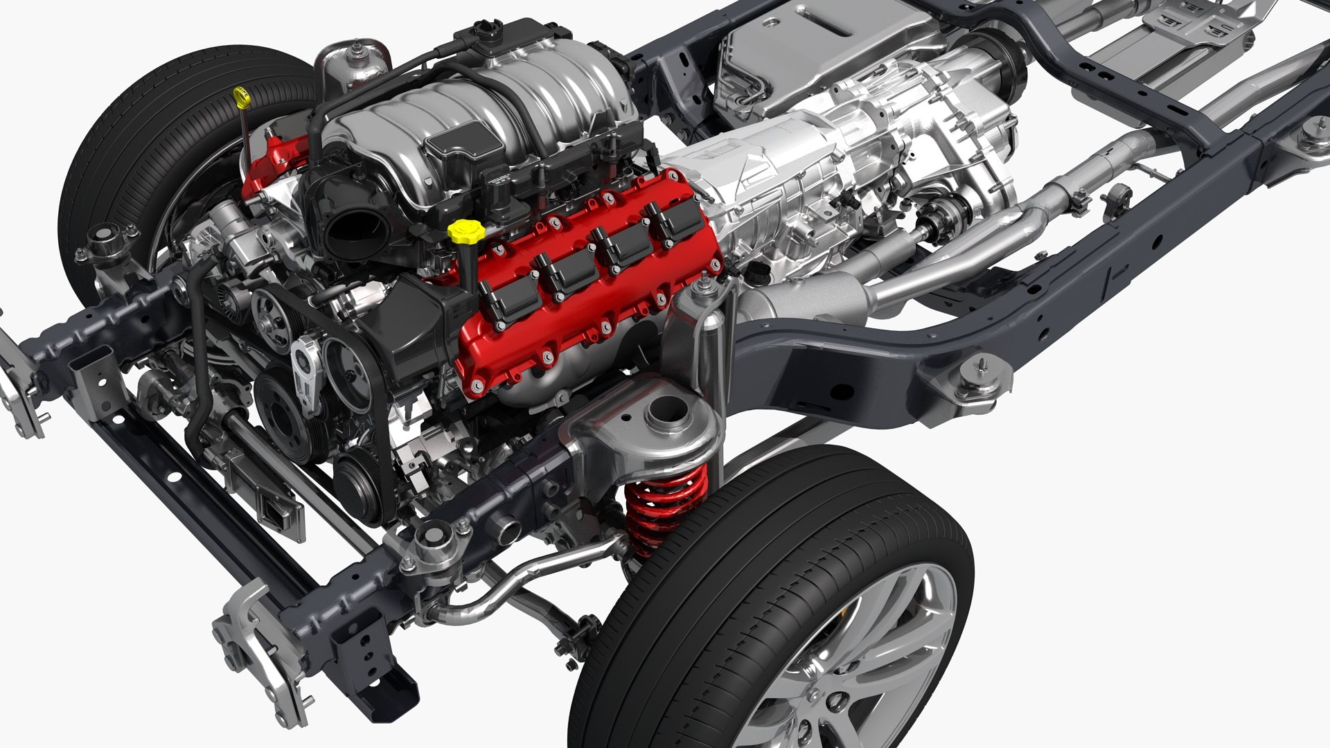 3D SUV Chassis Model - TurboSquid 2052517