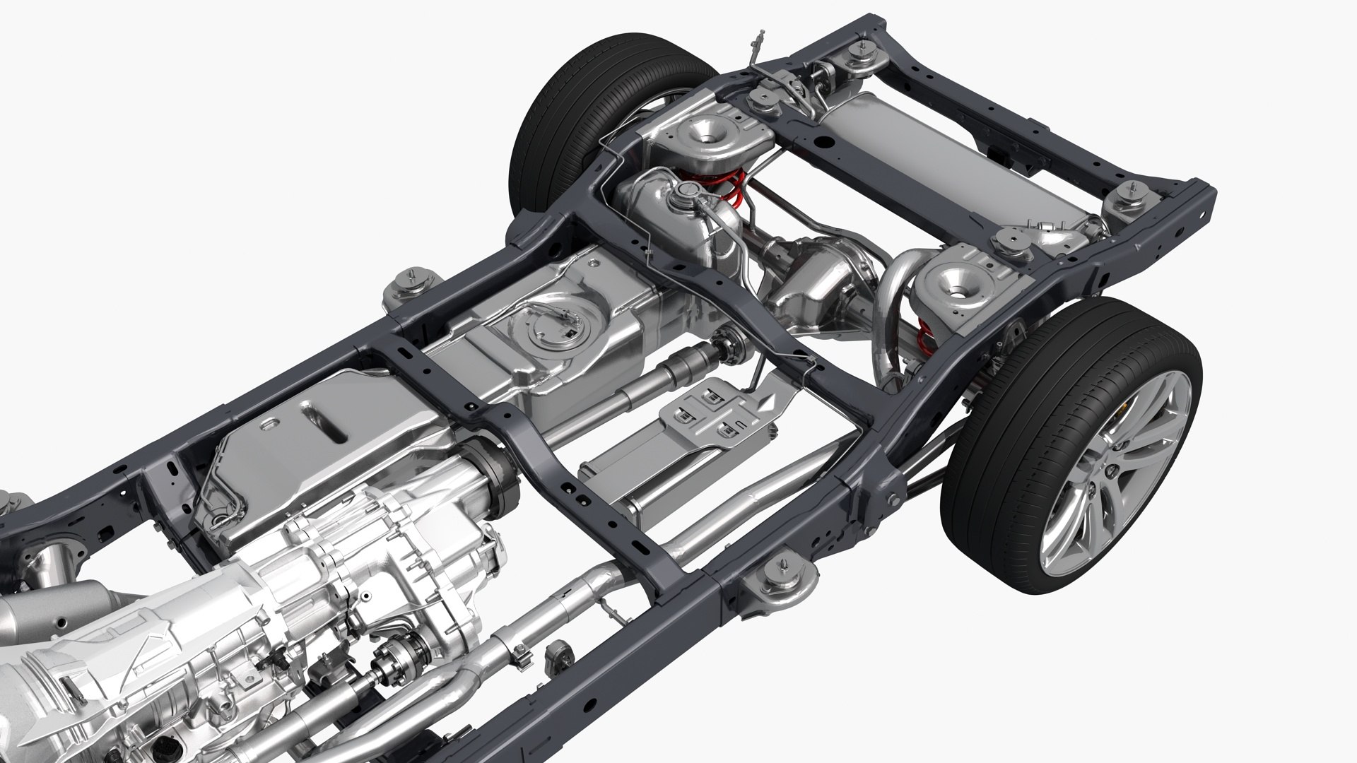 3D SUV Chassis Model - TurboSquid 2052517