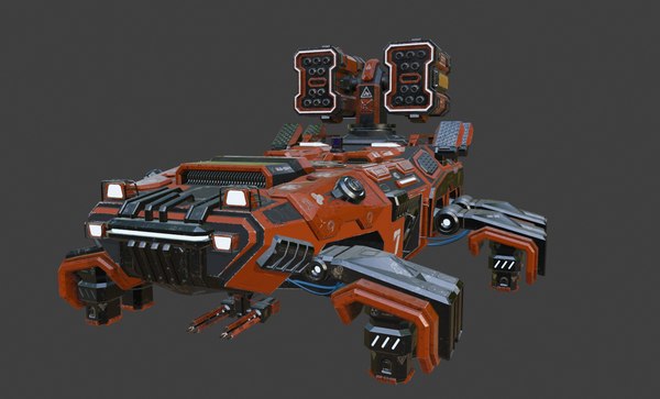 modelo 3d Argo RAFT Transporte de mercancías autónomo reforzado ...
