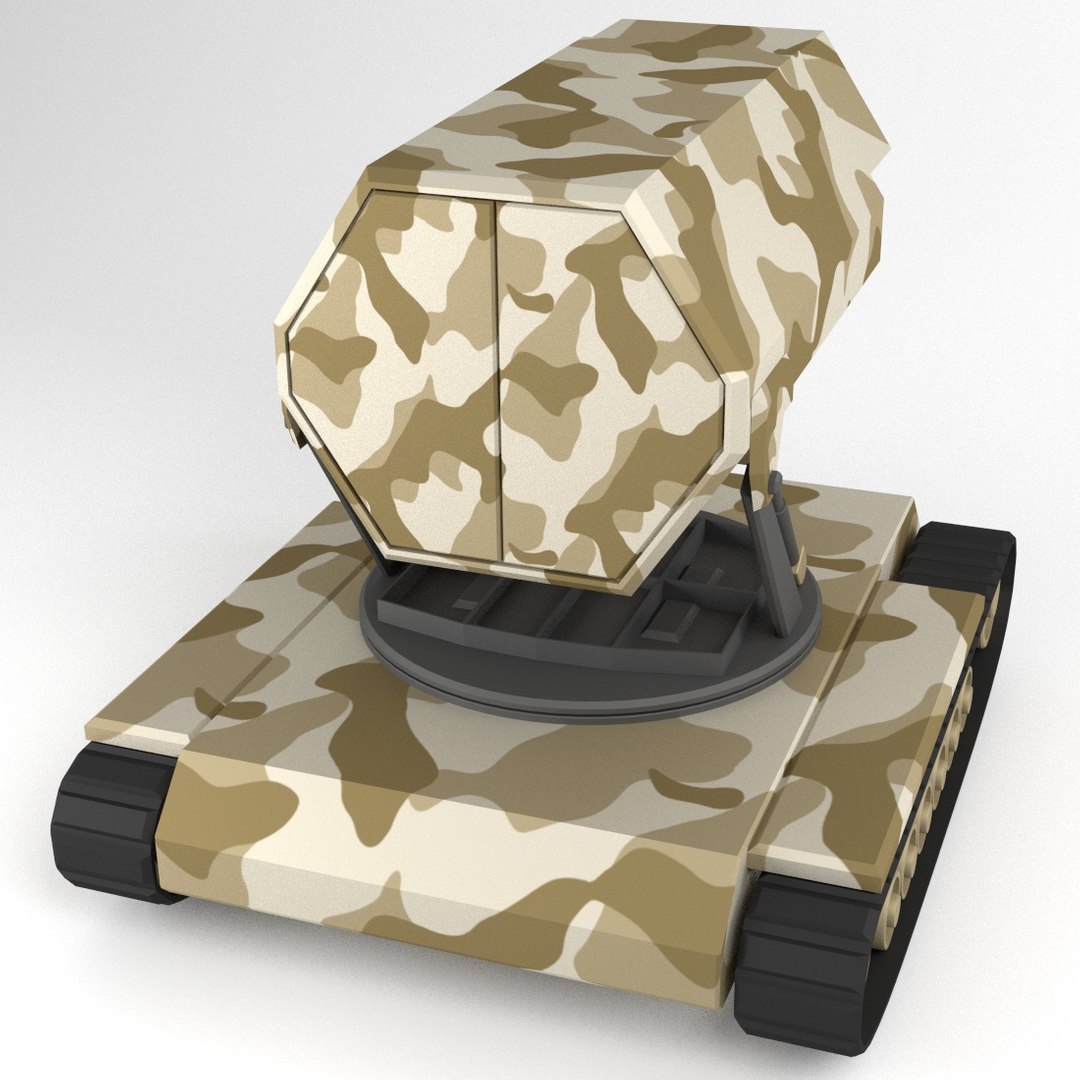 3d Rocket Launcher Tracked Vehicle