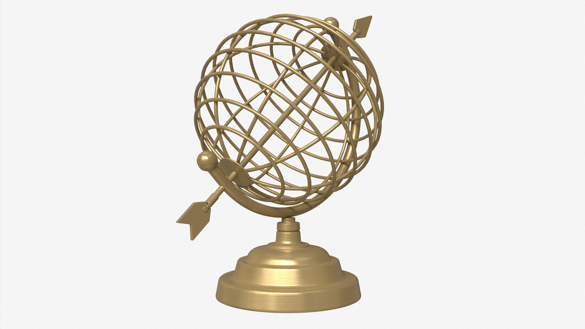 Globe Spherical table decor 3D model - TurboSquid 2095023