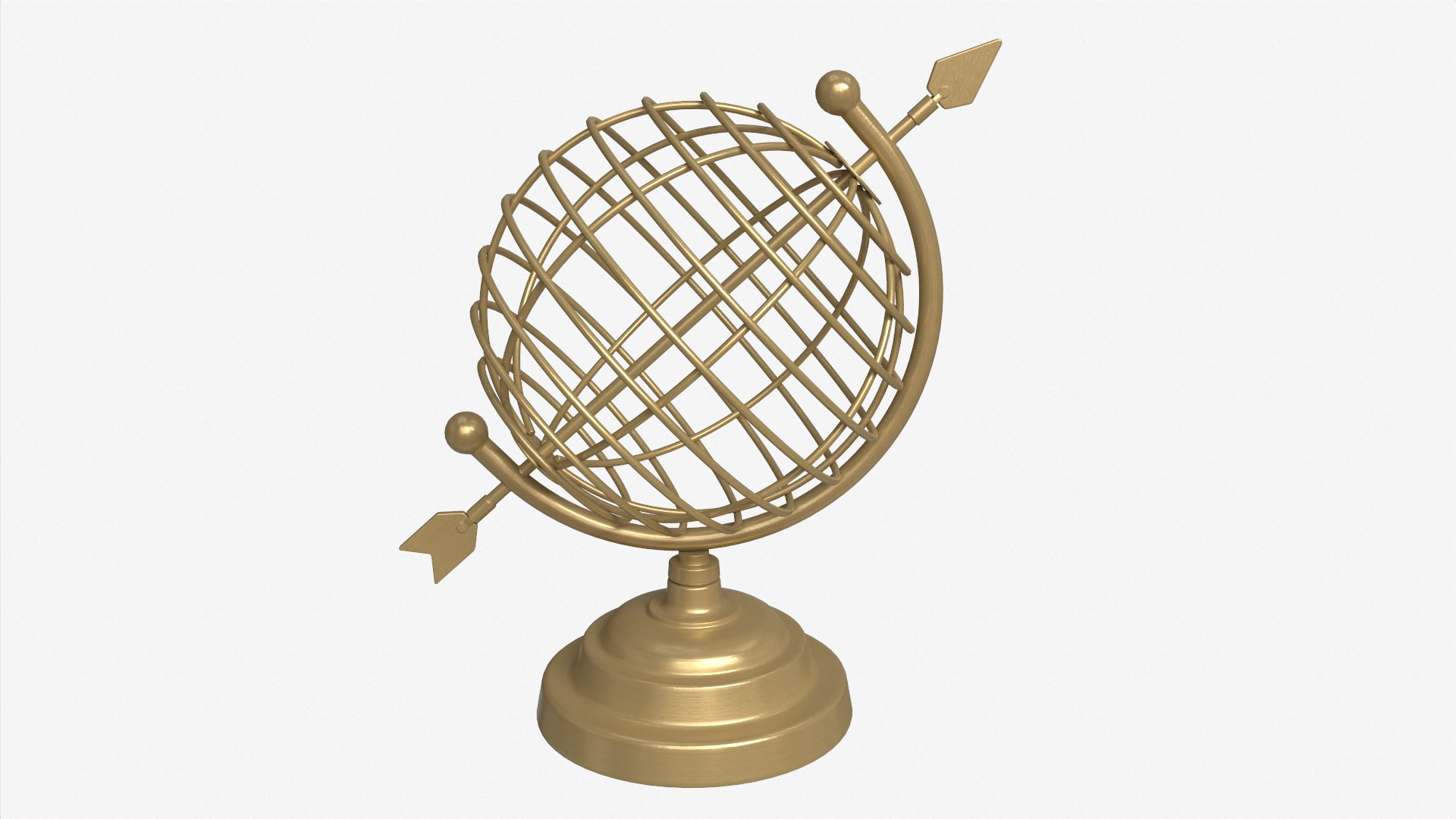 Globe Spherical table decor 3D model - TurboSquid 2095023