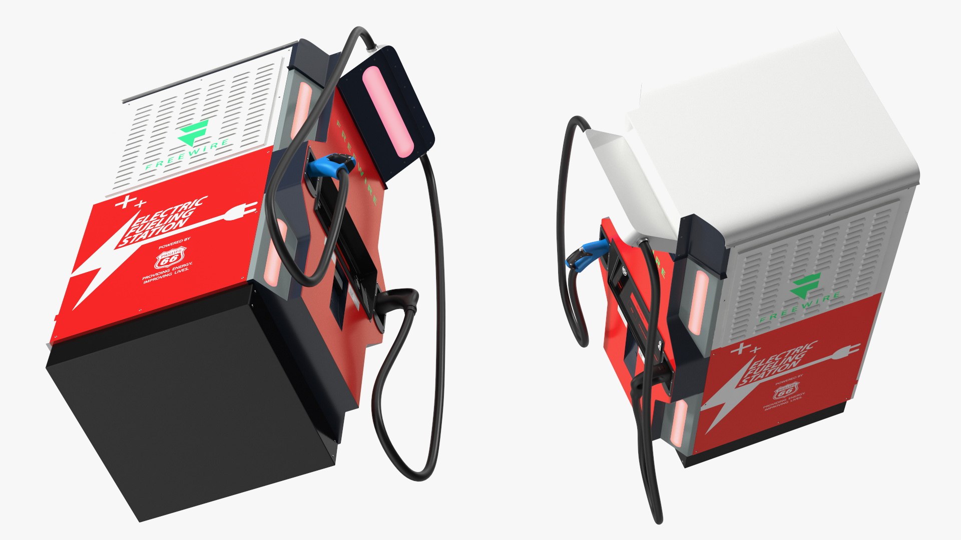 3D Freewire Ultrafast EV Boost Charger 200 Red Model - TurboSquid 2167304