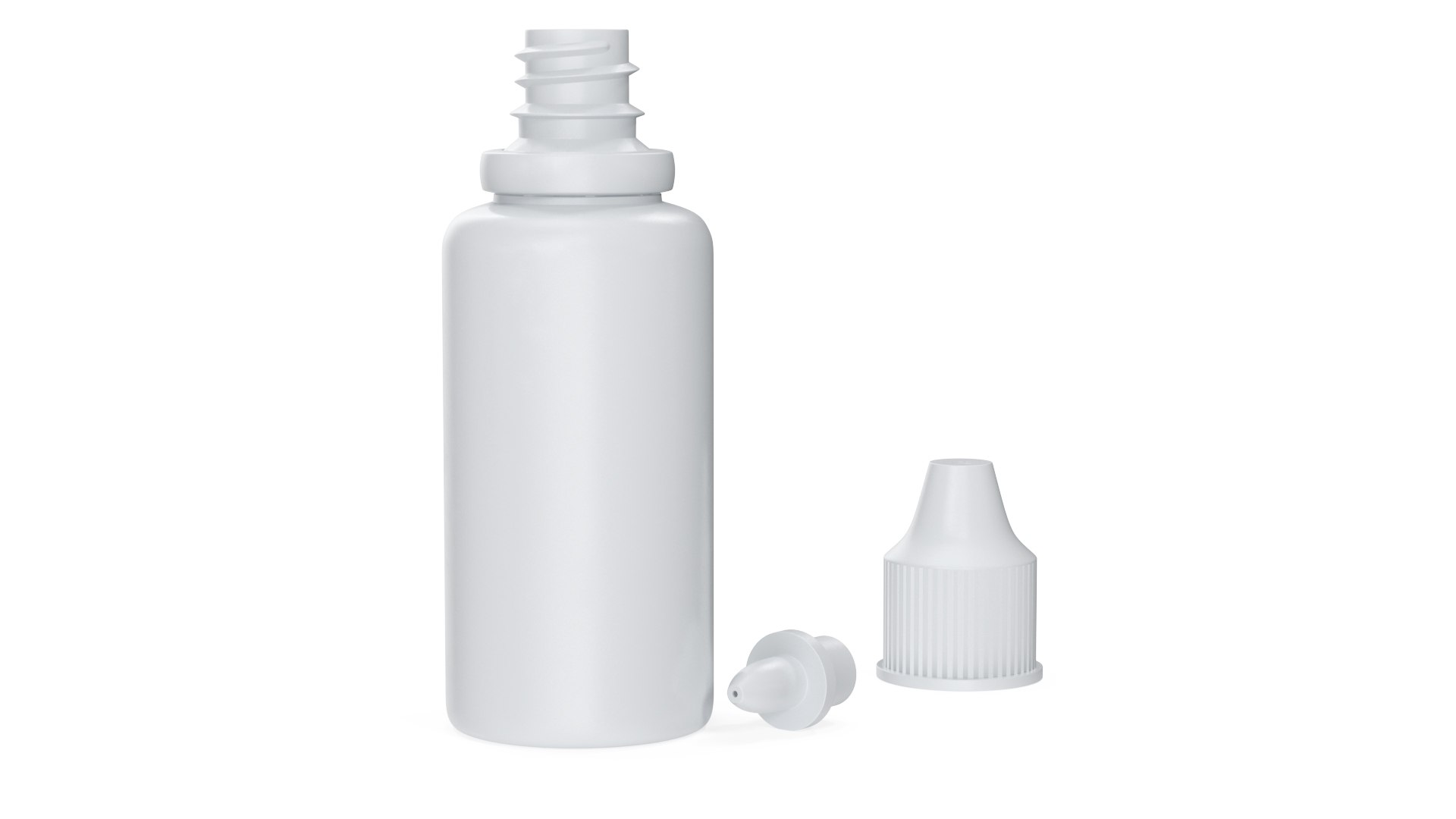 3D Plastic Drops Bottle 30ml - TurboSquid 2154709
