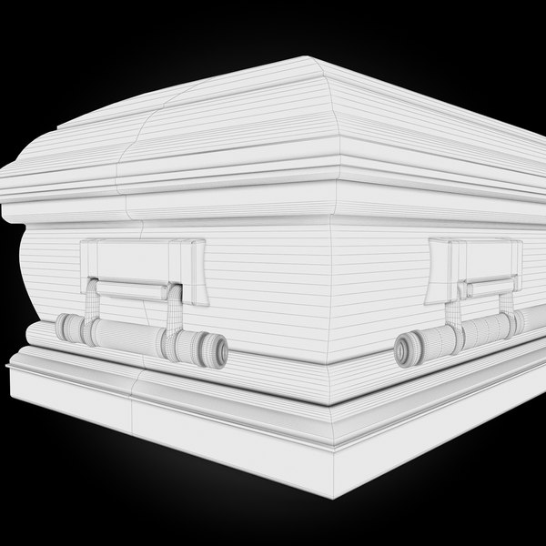 coffin 3d model
