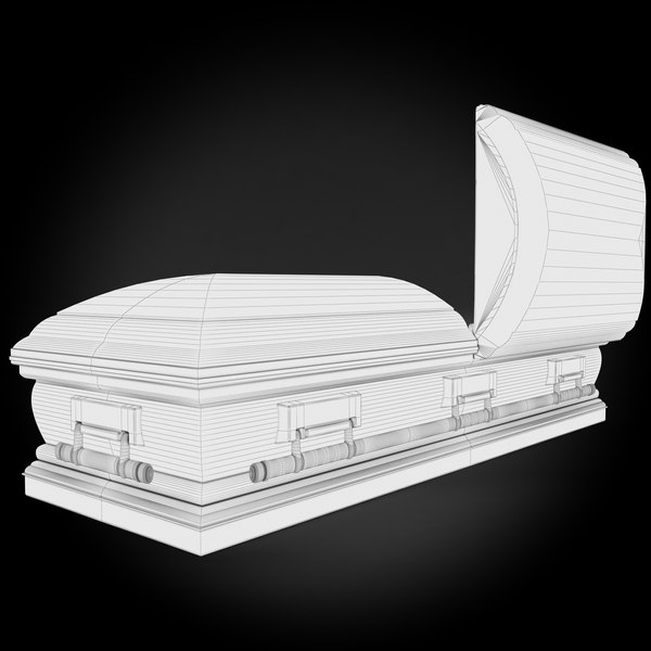 coffin 3d model