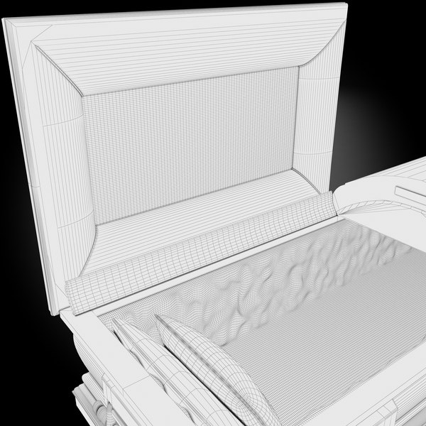 coffin 3d model