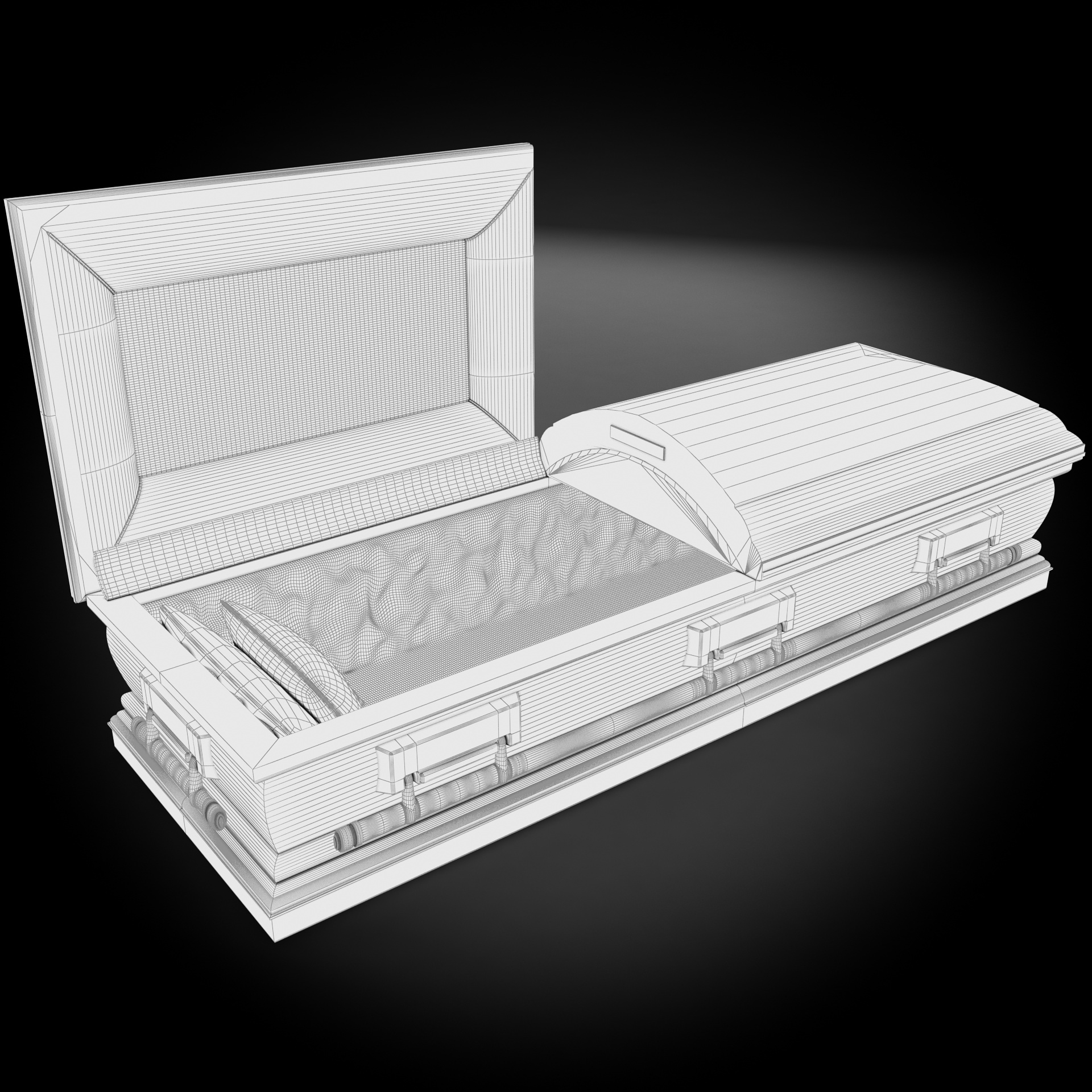 coffin 3d model